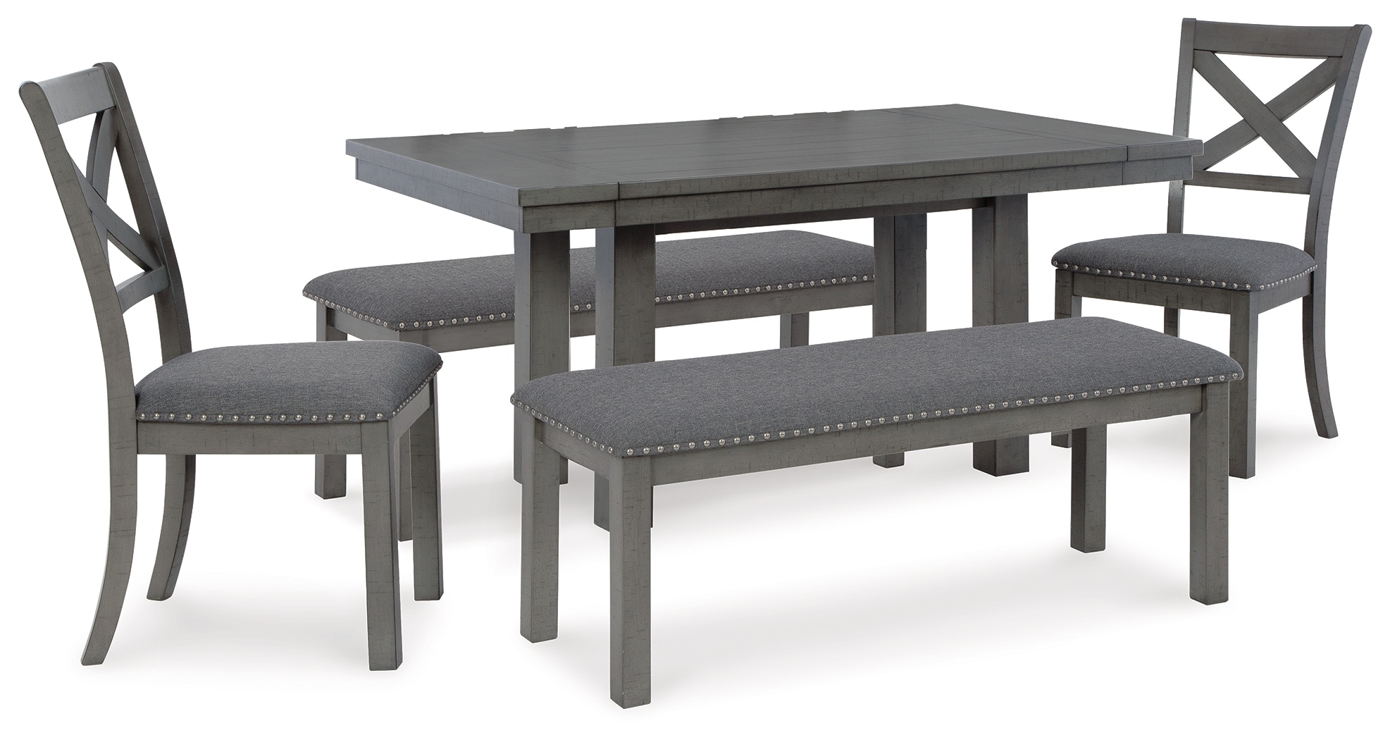 Ashley Myshanna Myshanna Dining Table, 2 Chairs and 2 Benches D629D9 ...