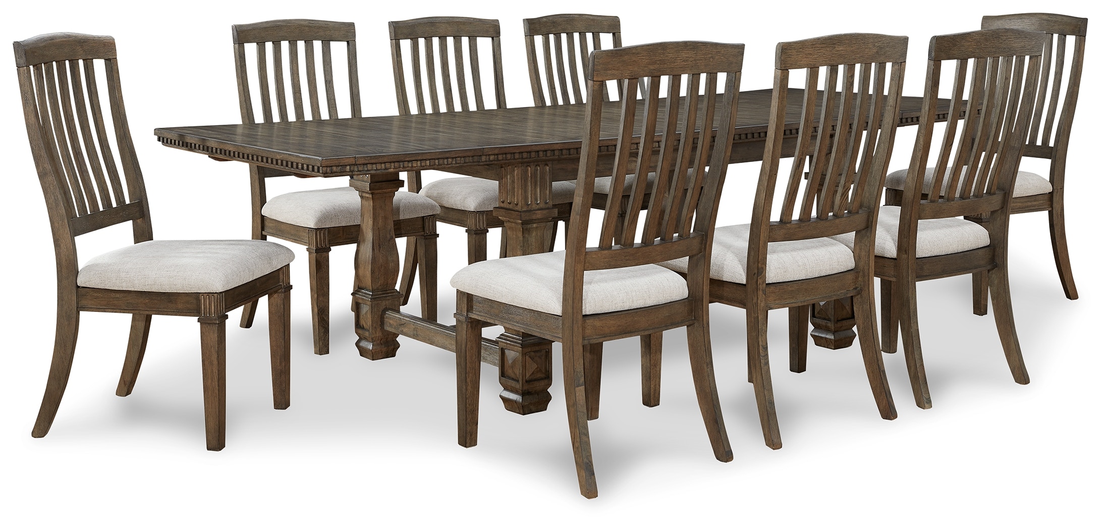 Signature Design by Ashley Casual Dining 9-Piece Dining Package ...