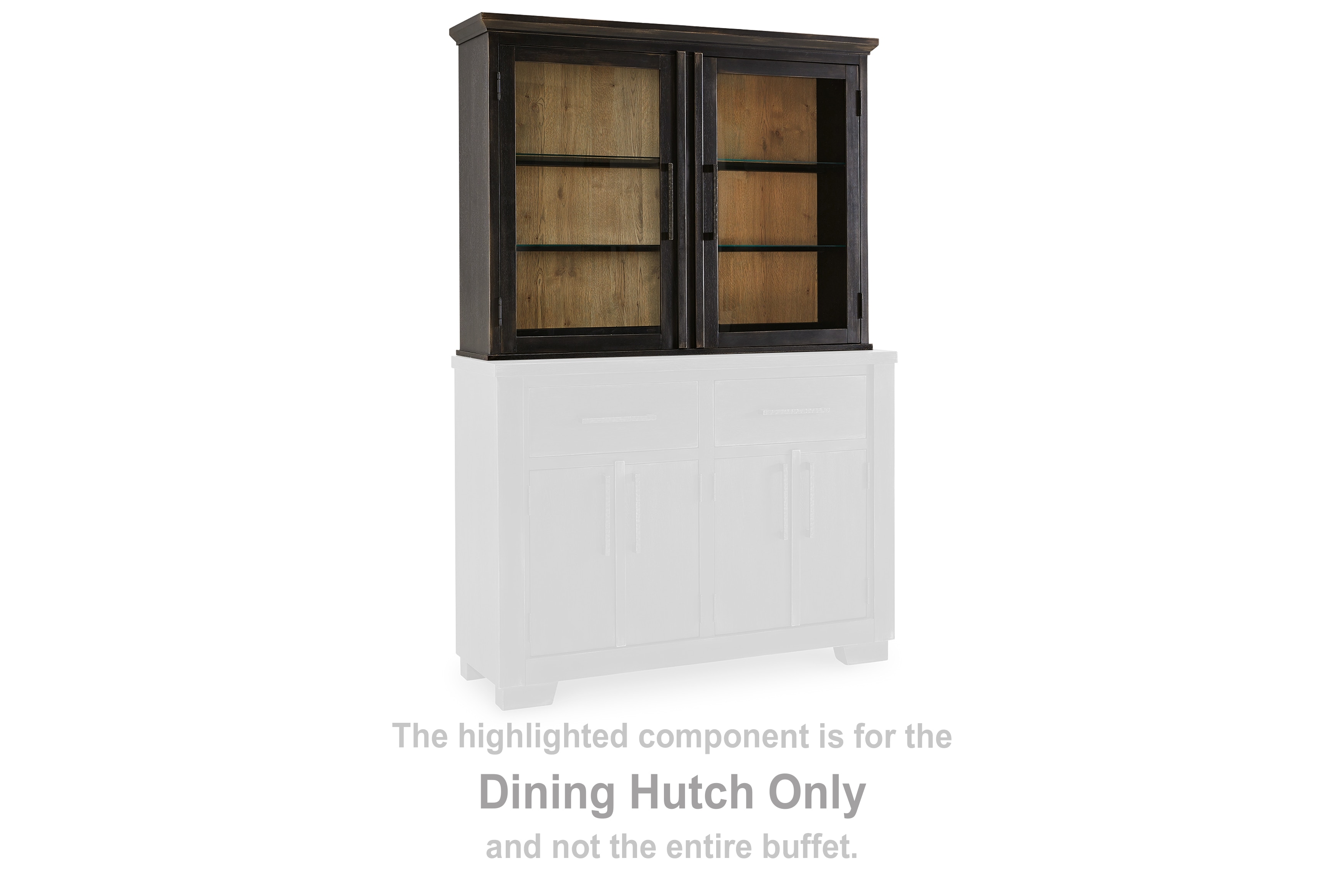 Ashley Galliden Galliden Dining Hutch D841-81 - Portland, OR | Key Home Furnishings