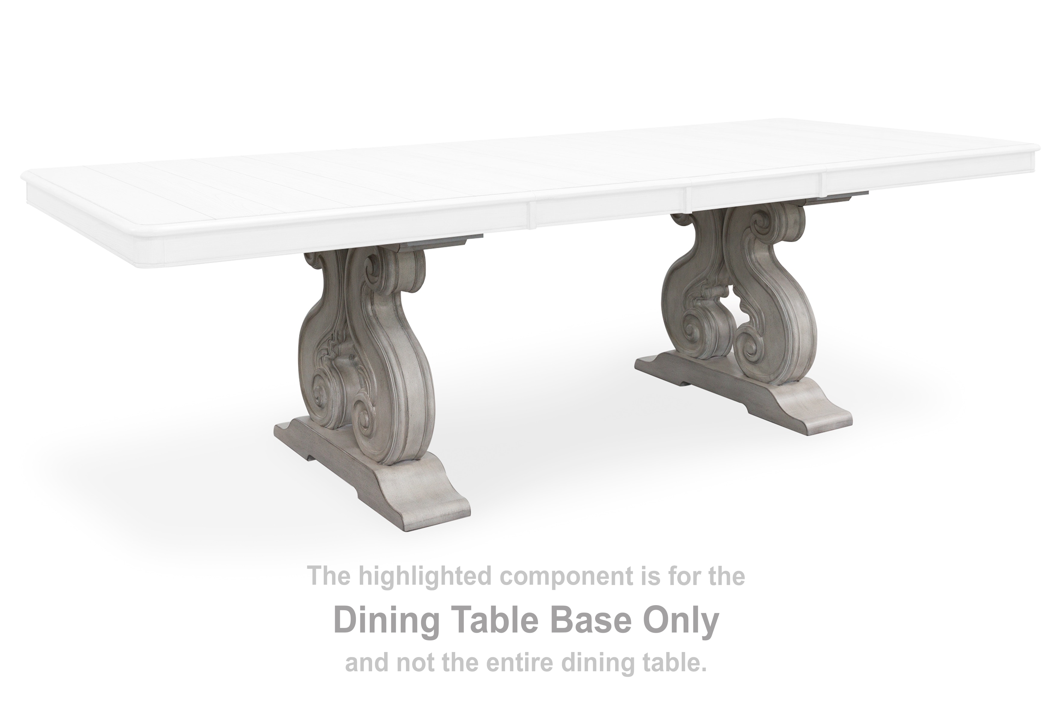 Ashley Arlendyne Arlendyne Dining Extension Table Base D980-55B - Portland, OR | Key Home