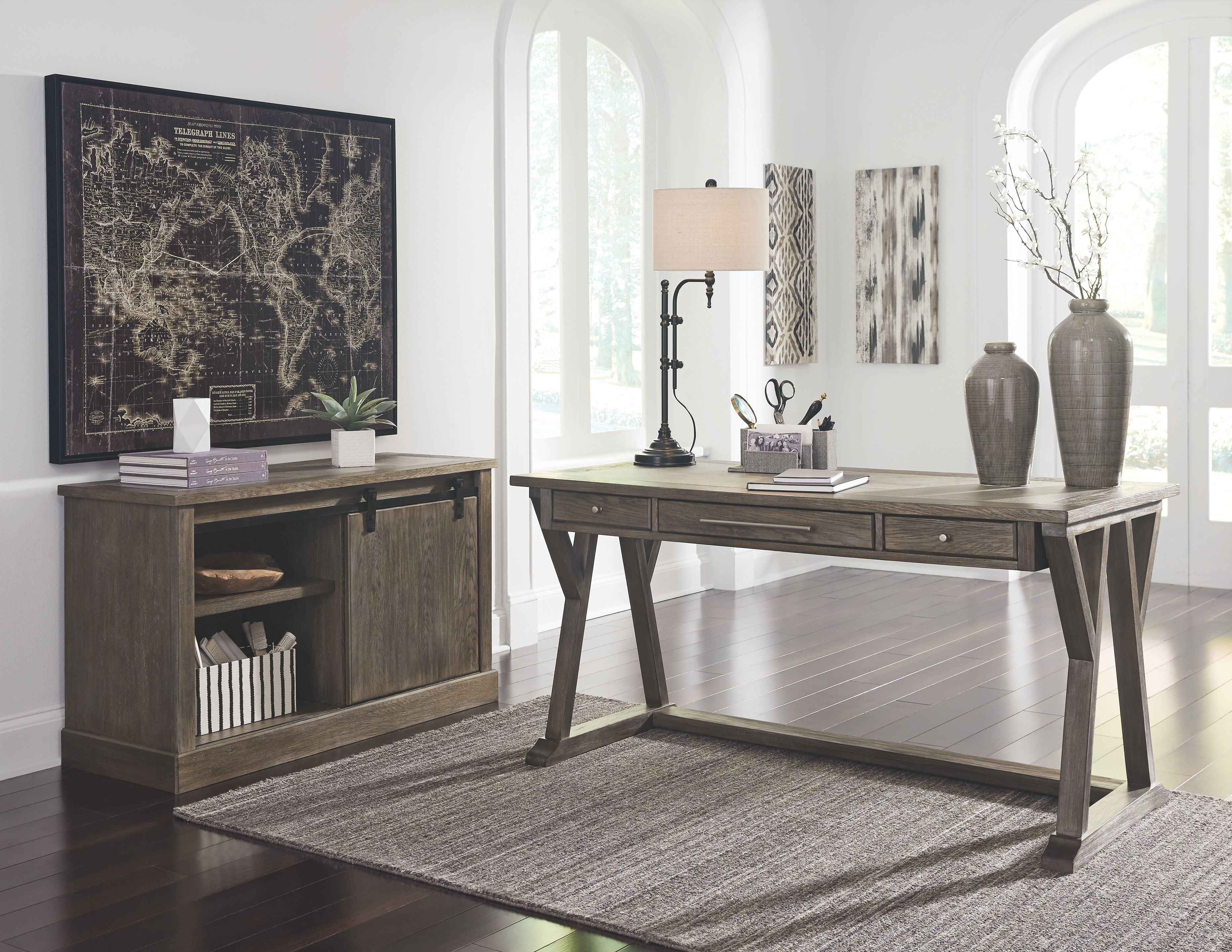 Ashley luxenford desk store