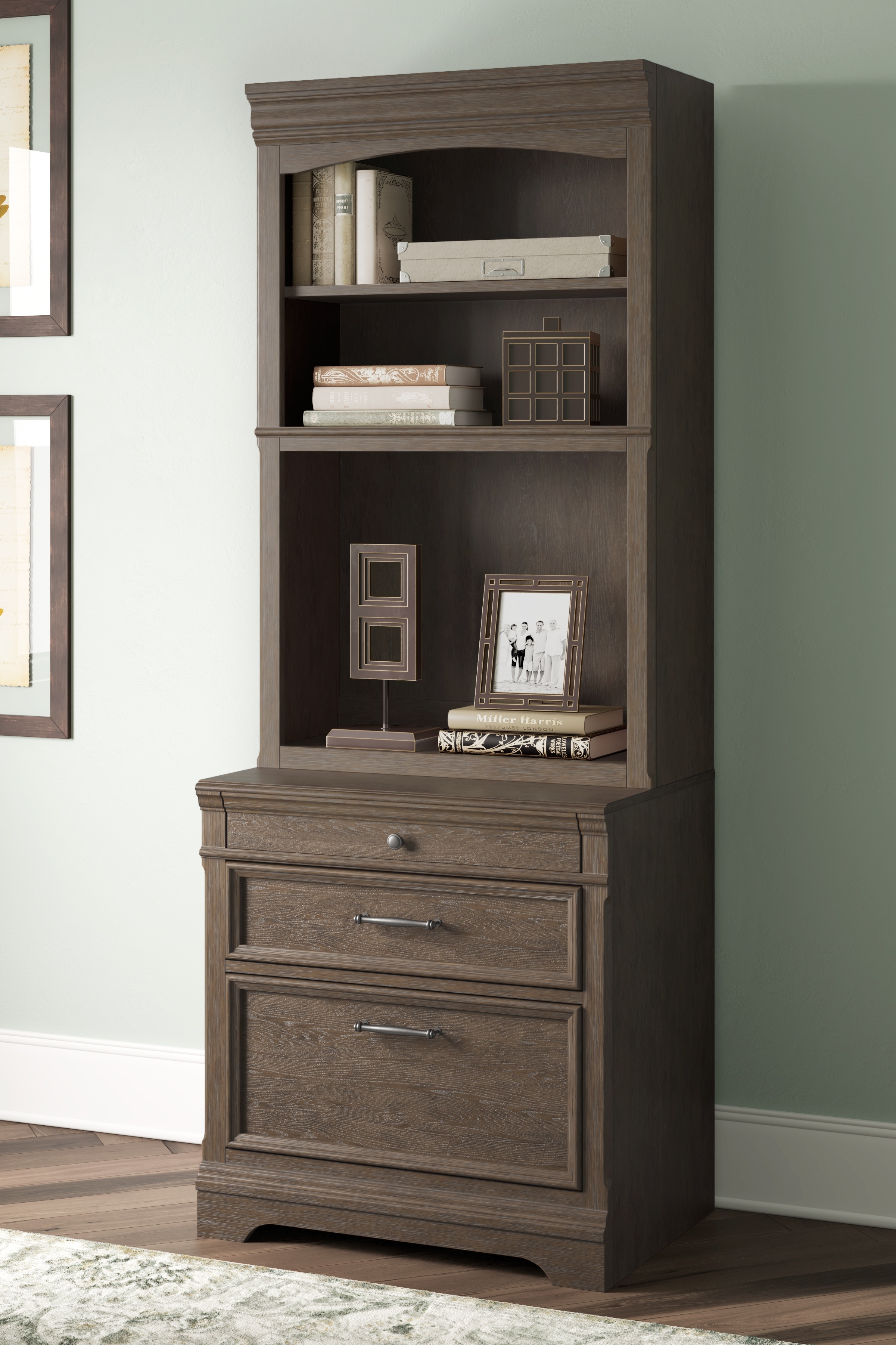 Signature Design by Ashley Home Office Janismore Bookcase H776H6 ...
