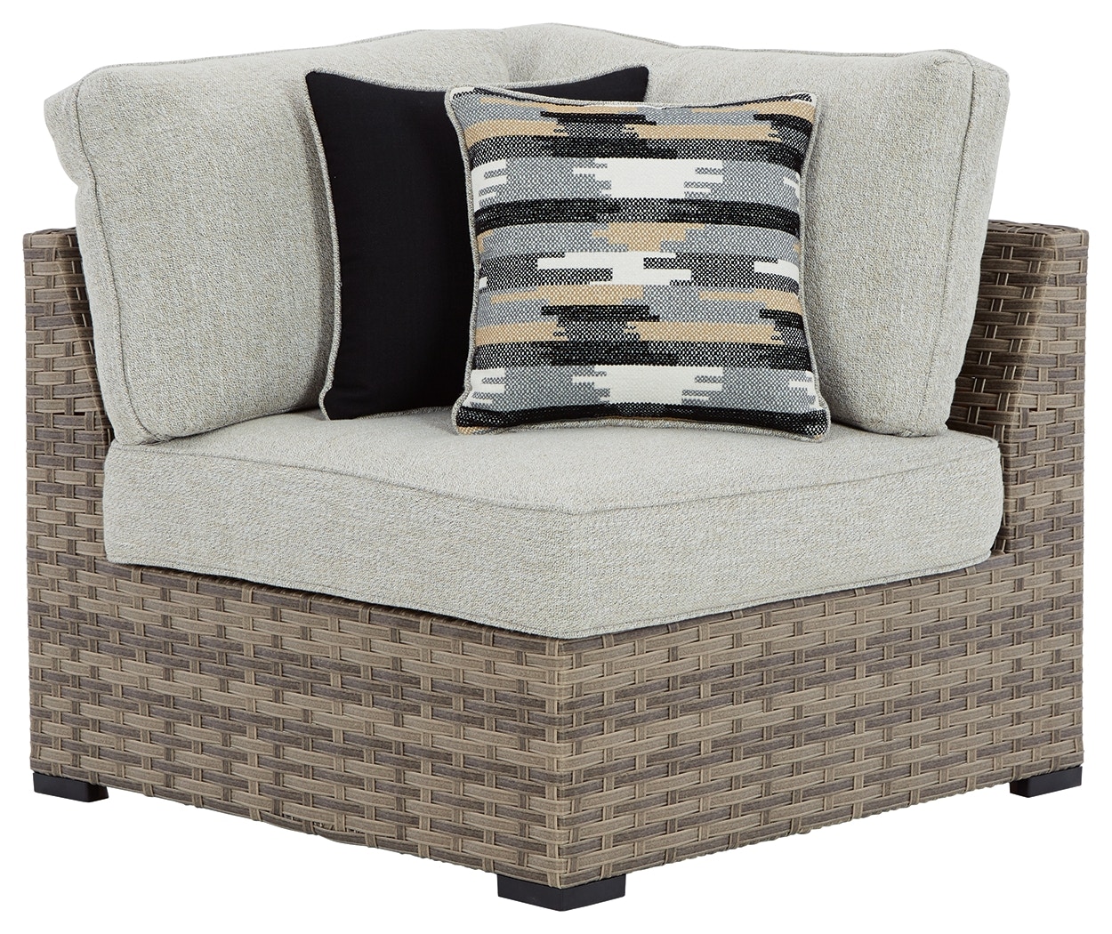Ashley Calworth Calworth Outdoor Corner with Cushion (Set of 2) P458 ...