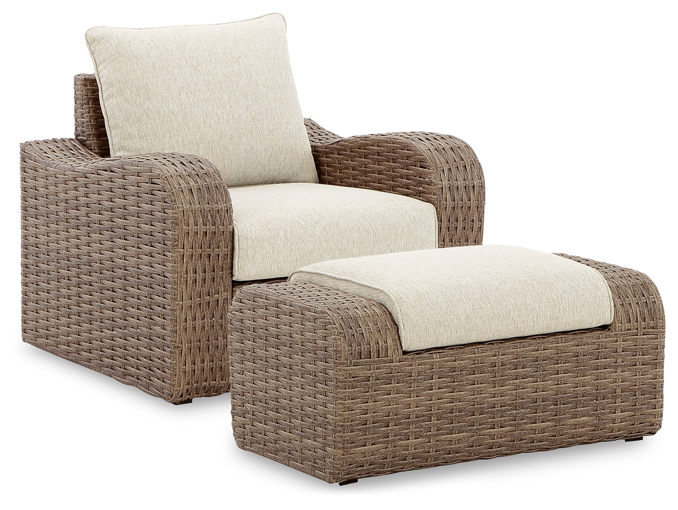 Ashley Sandy Bloom 2-Piece Outdoor Upholstery Package PKG014902 ...