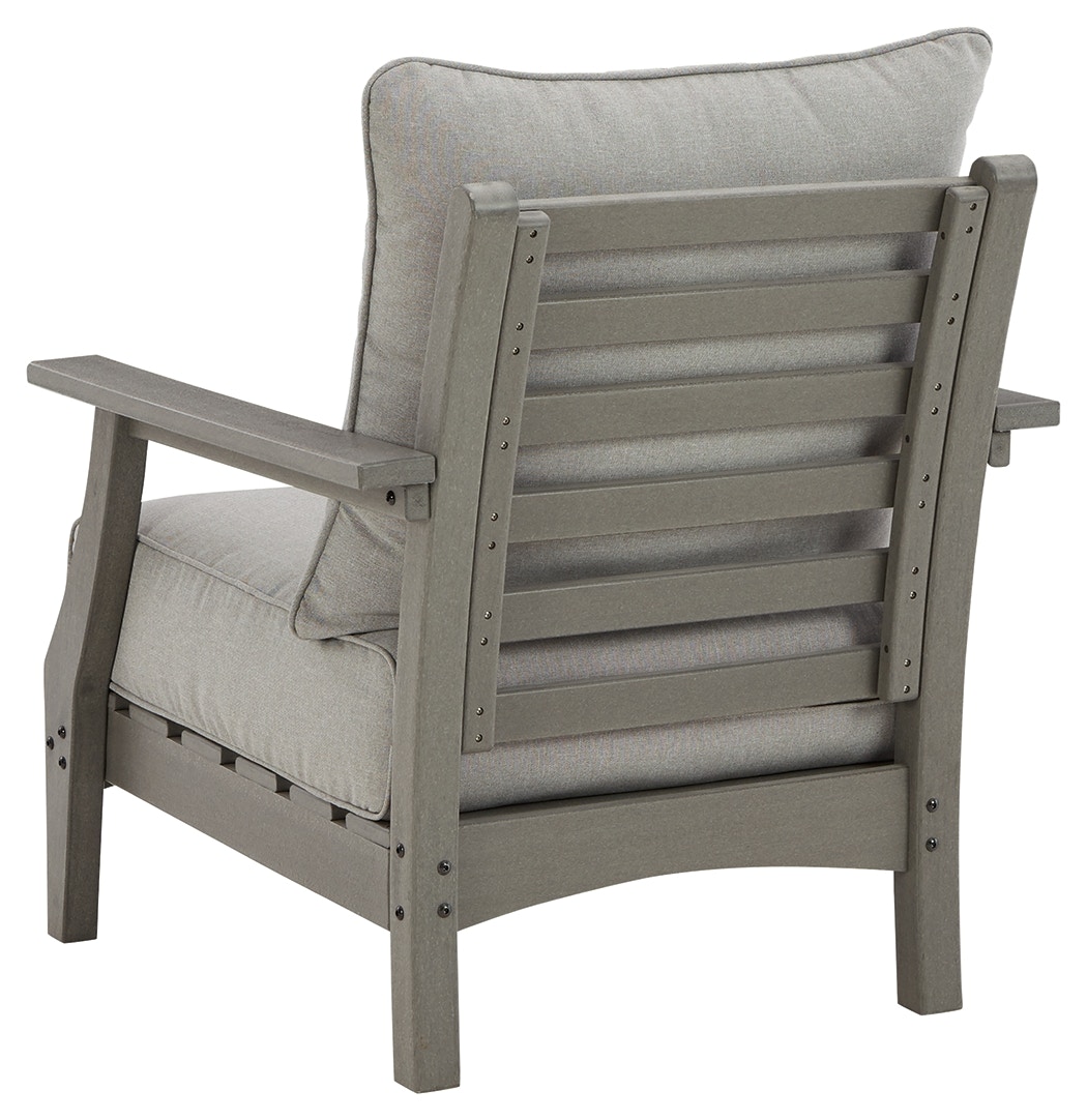 Signature Design by Ashley Outdoor Furniture Visola Lounge Chair with ...
