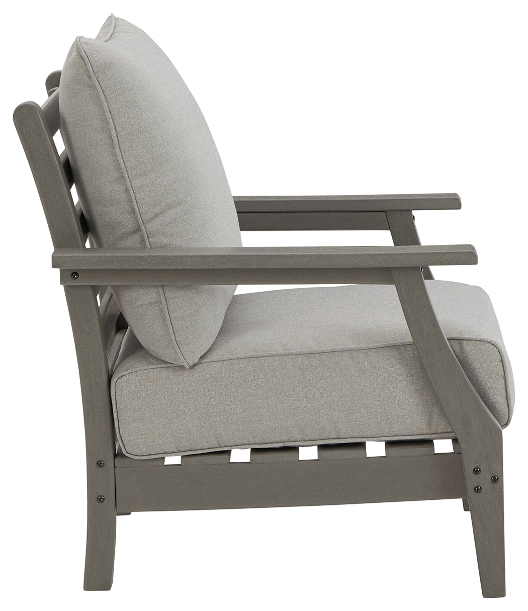Signature Design by Ashley Outdoor Furniture Visola Lounge Chair with ...
