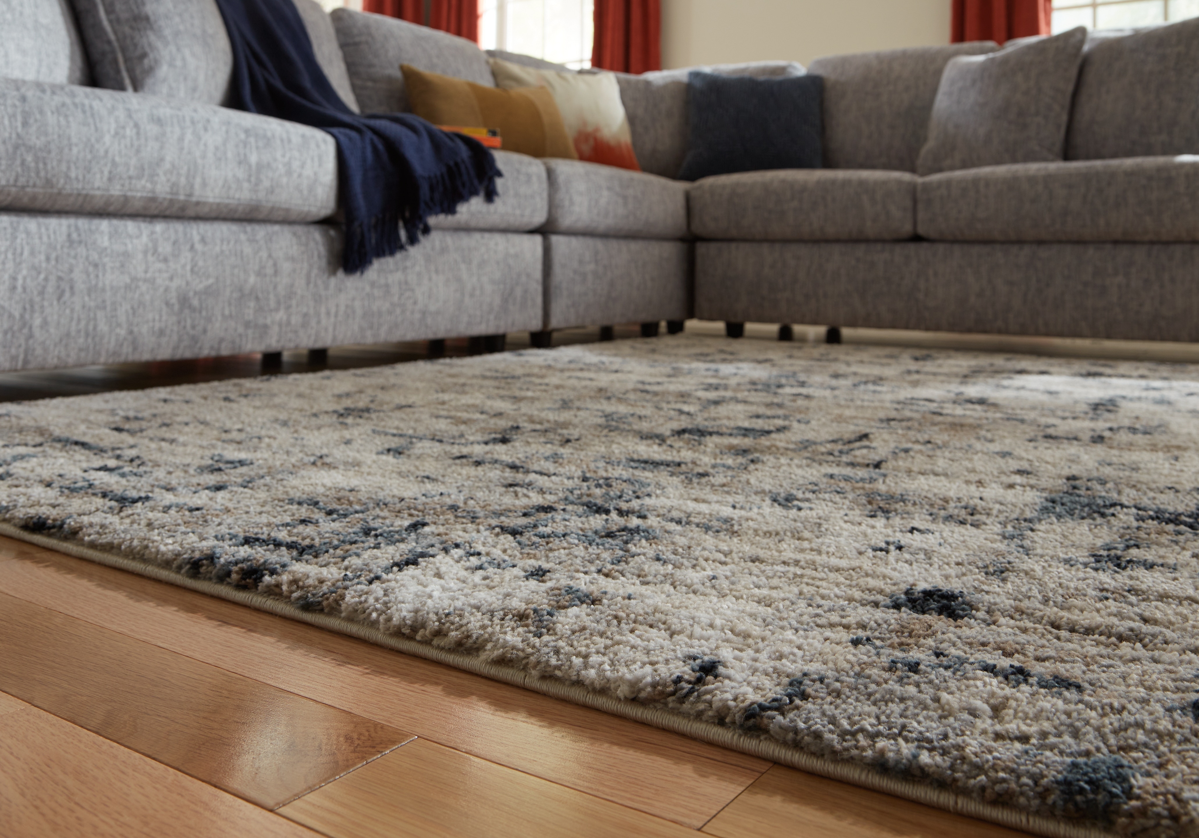 Signature Design by Ashley Area Rugs Mansville 5'3" x 7' Rug R405362 ...