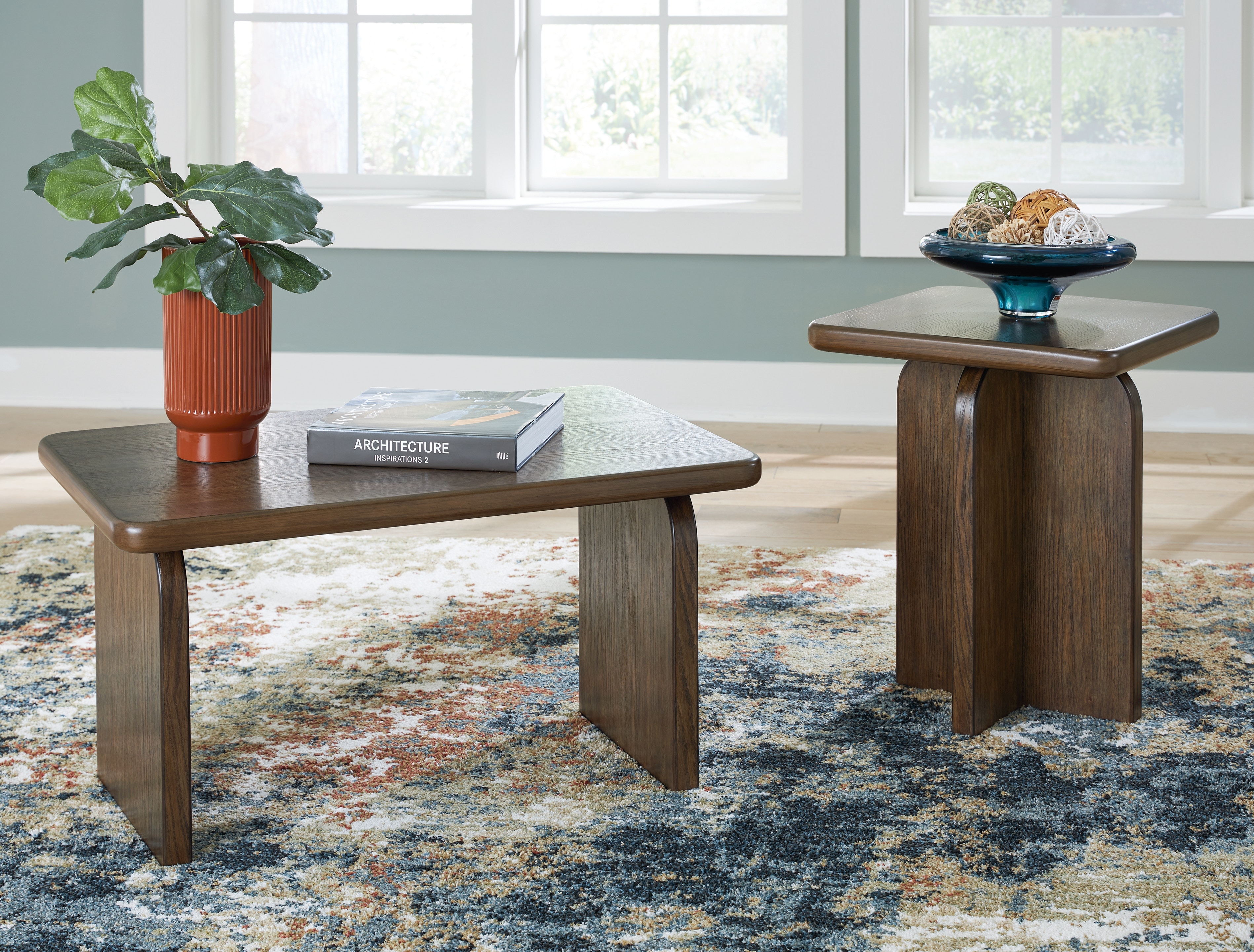 Signature Design by Ashley Living Room Shawbeck Table (Set of 2) T315 ...