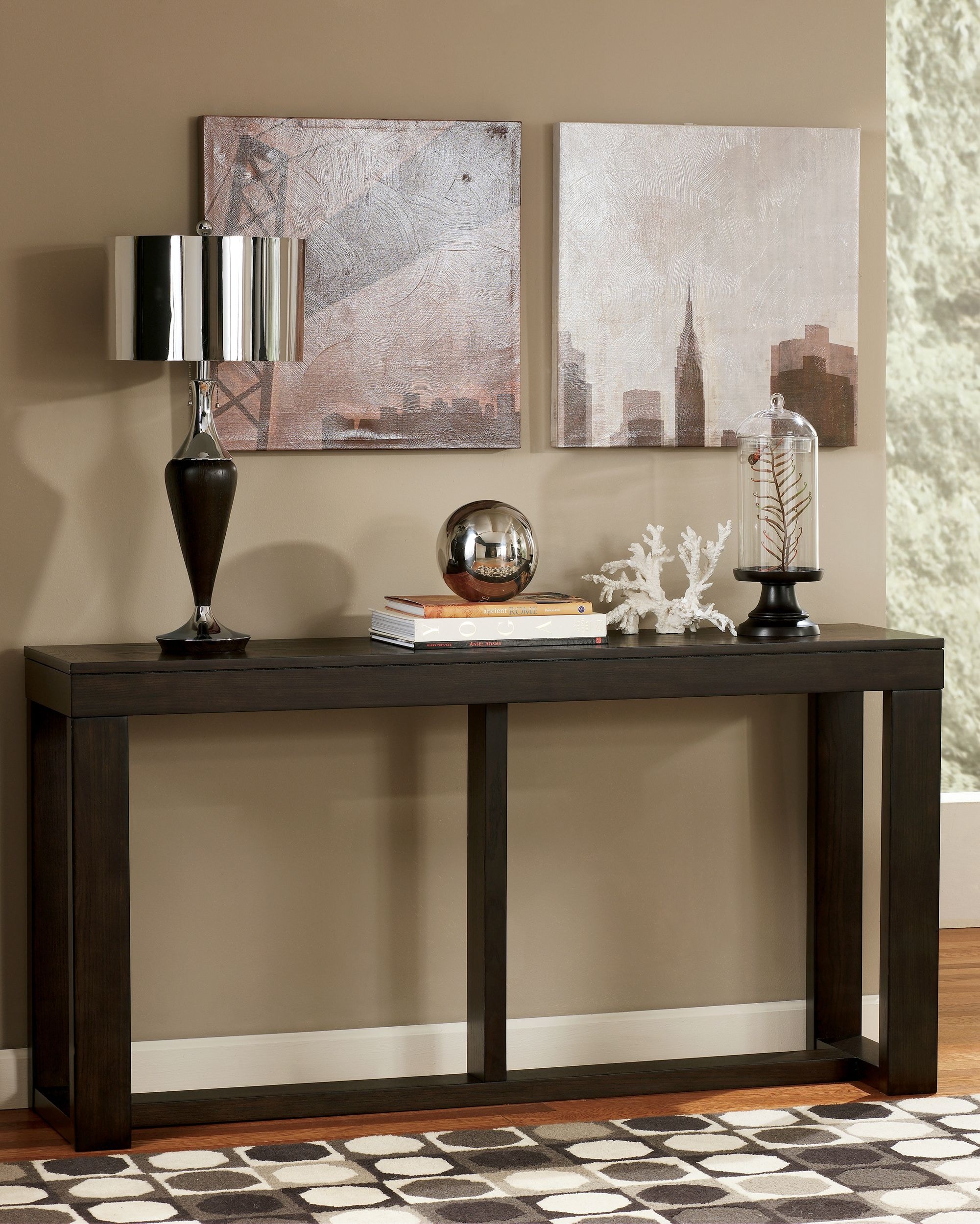 Signature Design by Ashley Living Room Watson Sofa Console Table T481 4 iFurnish Frisco
