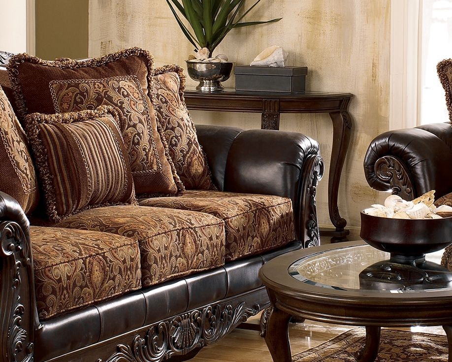 Signature Design by Ashley Living Room Norcastle Sofa Console Table T499 4 Gardner Outlet