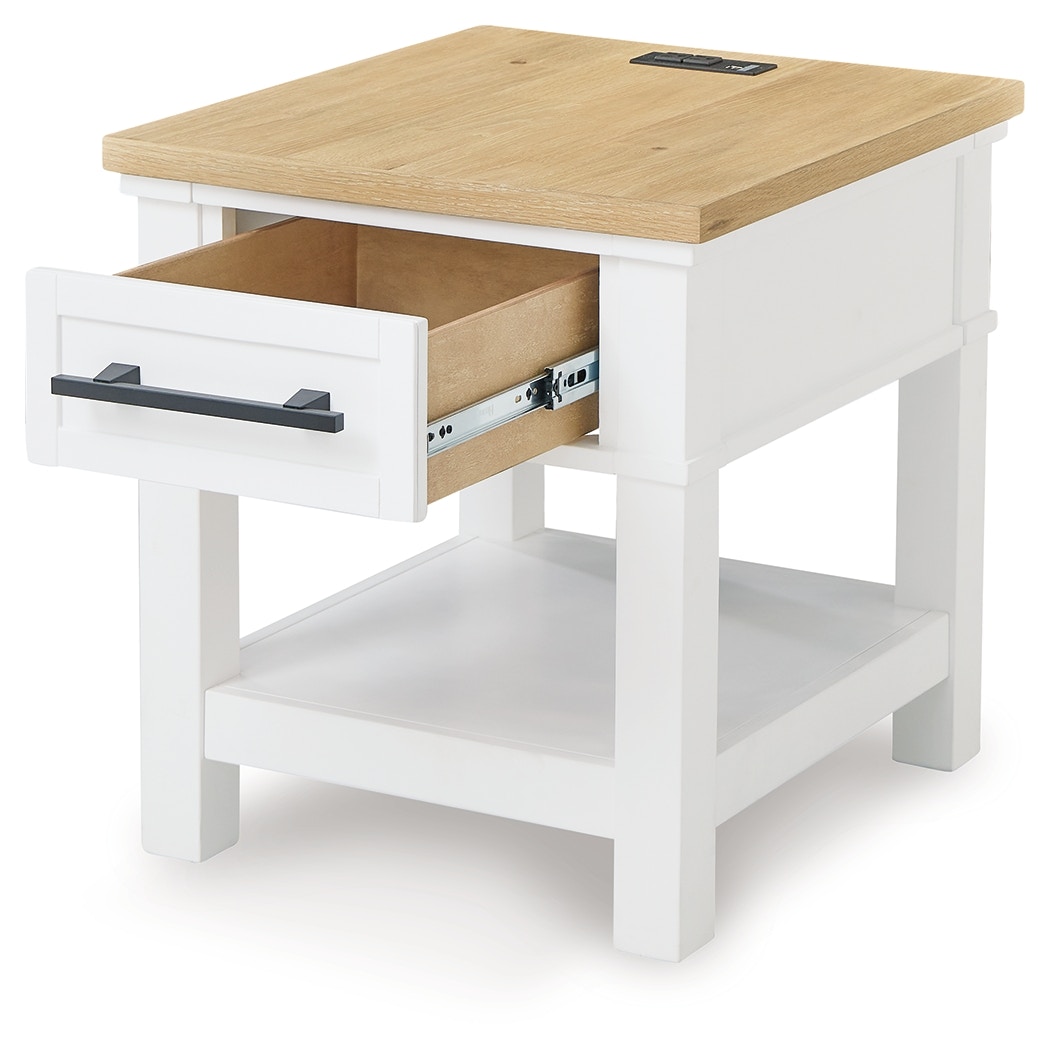 Signature Design by Ashley Living Room Ashbryn End Table T844-3 - Art ...