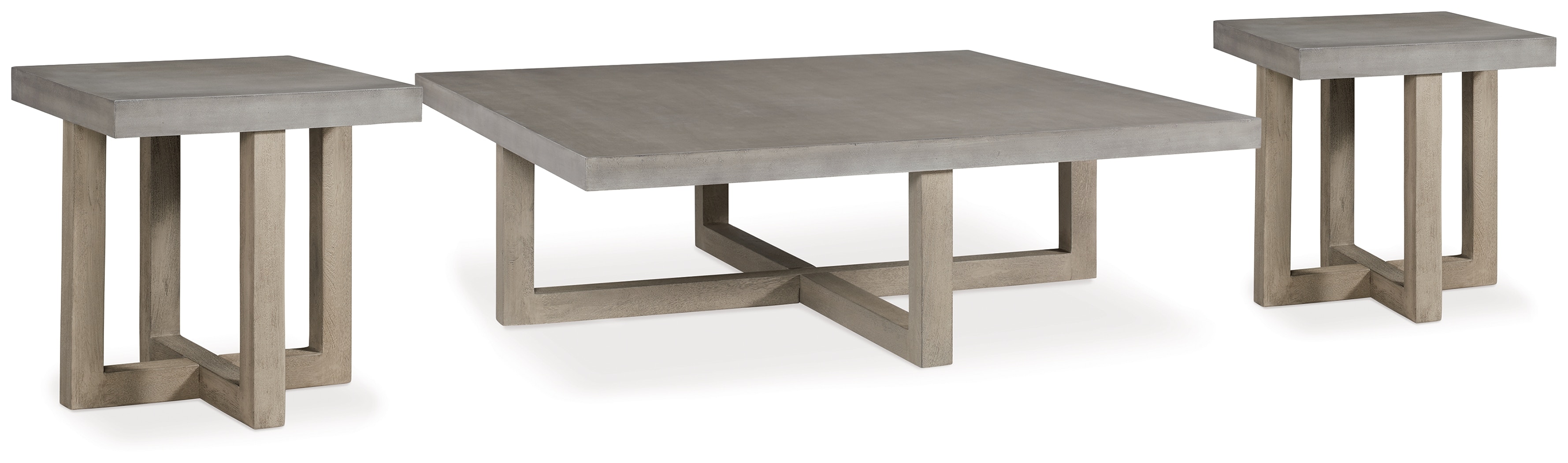 Signature Design by Ashley Living Room Lockthorne Coffee Table and 2 ...