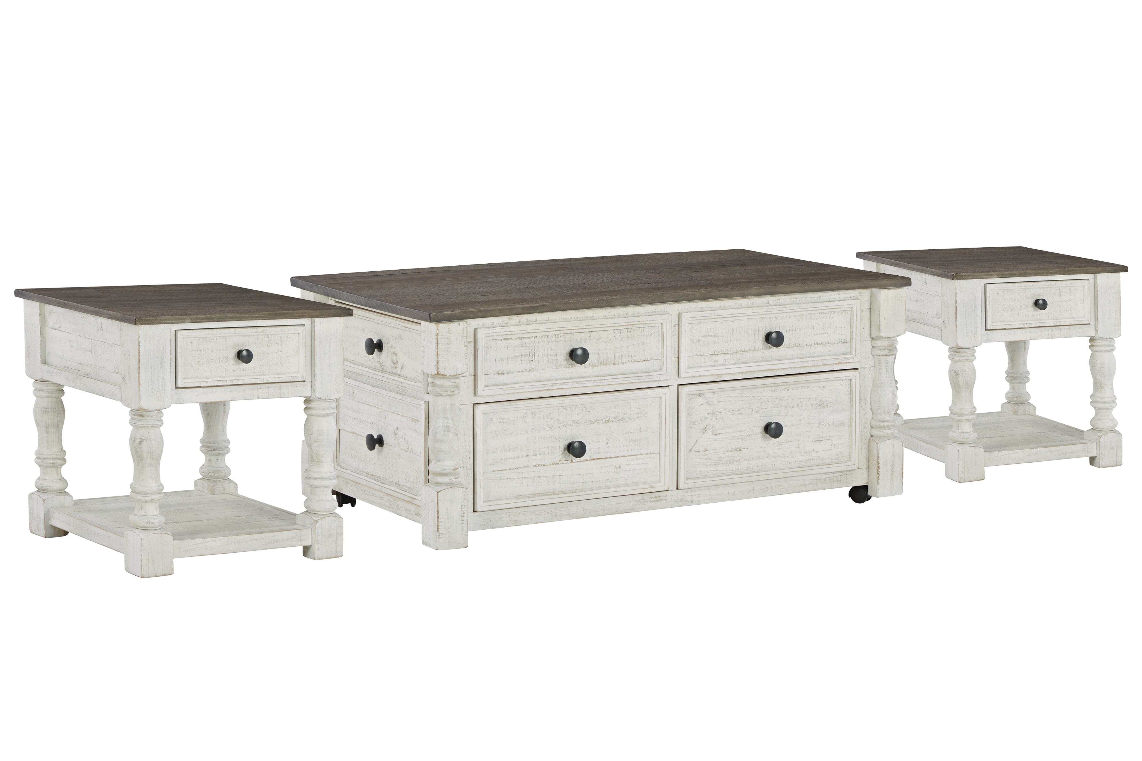 Ashley Havalance Havalance Lift Top Coffee Table and 2 End Tables ...