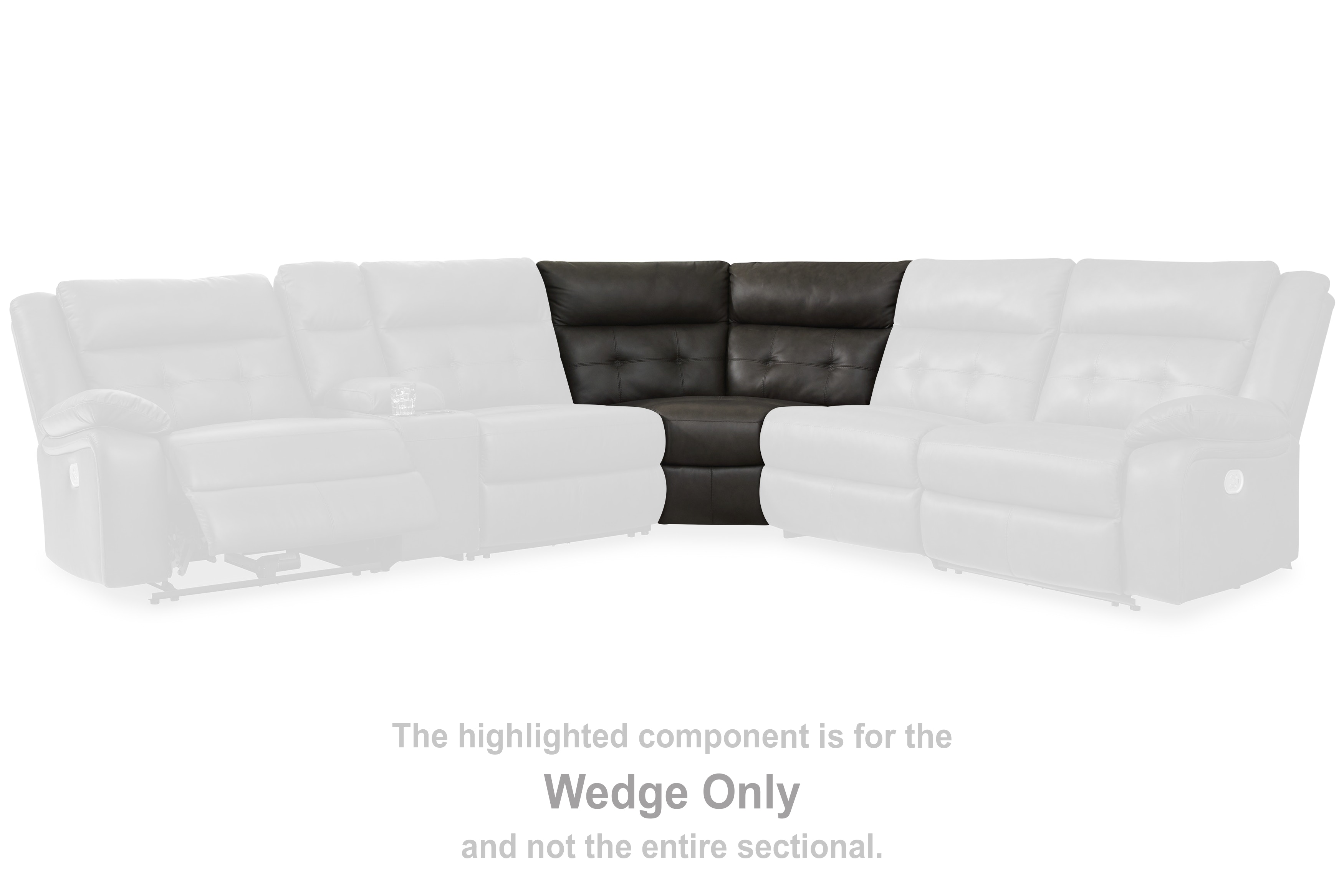 Ashley Mackie Pike Mackie Pike 4-Piece Power Reclining Sectional ...