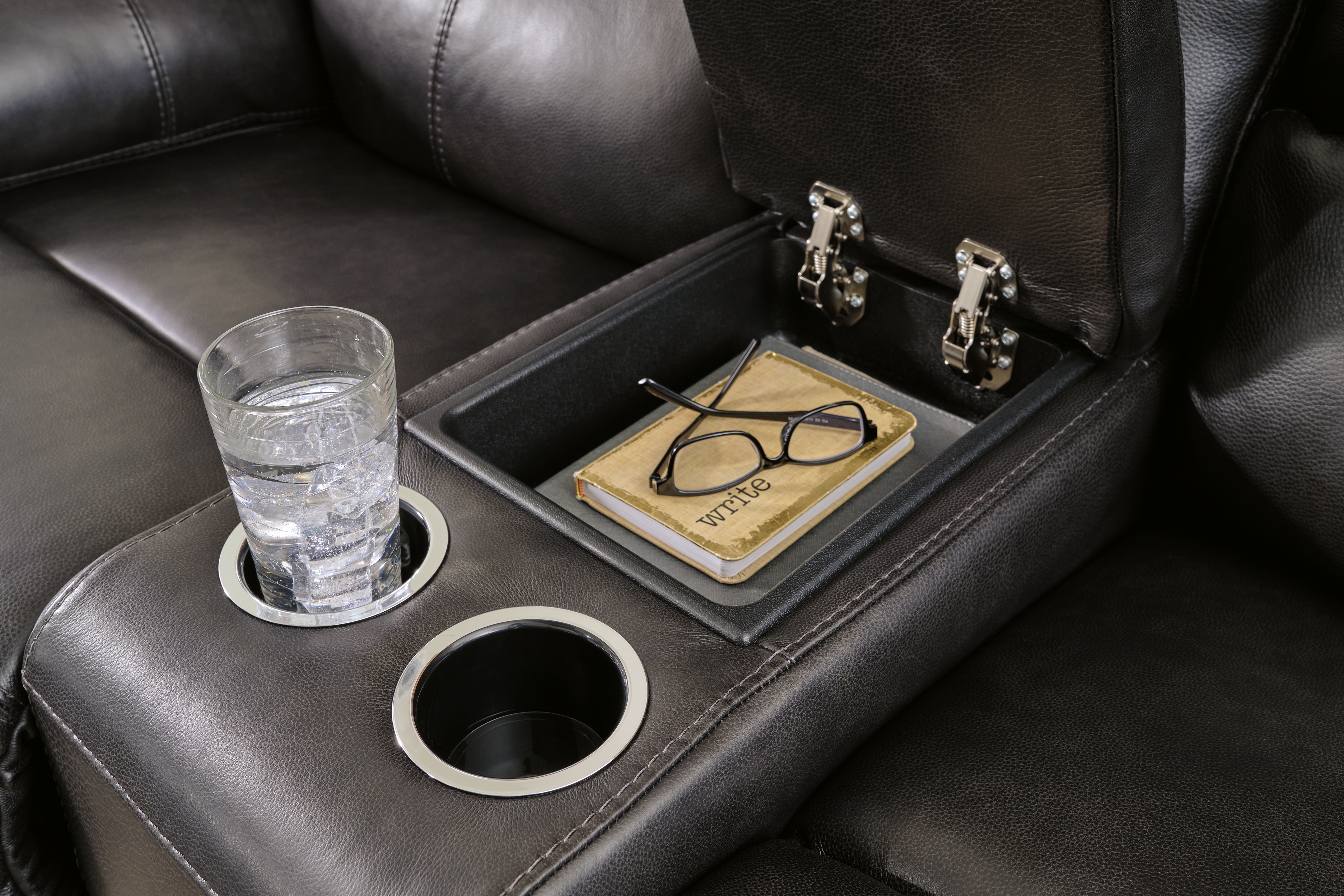 Ashley Mountainous Mountainous Power Reclining Sofa and Loveseat ...