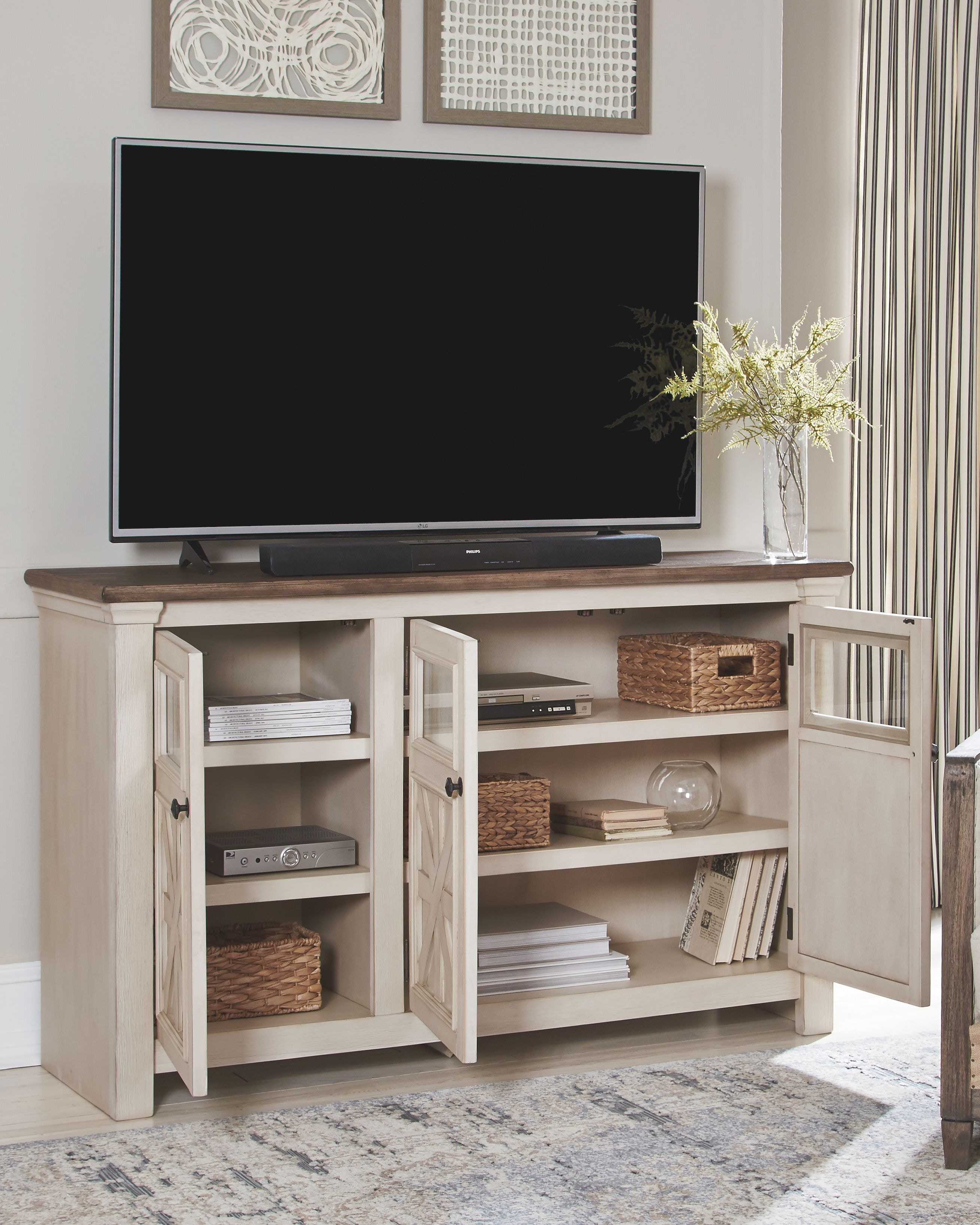 Signature Design by Ashley Home Entertainment Bolanburg 60" TV Stand ...
