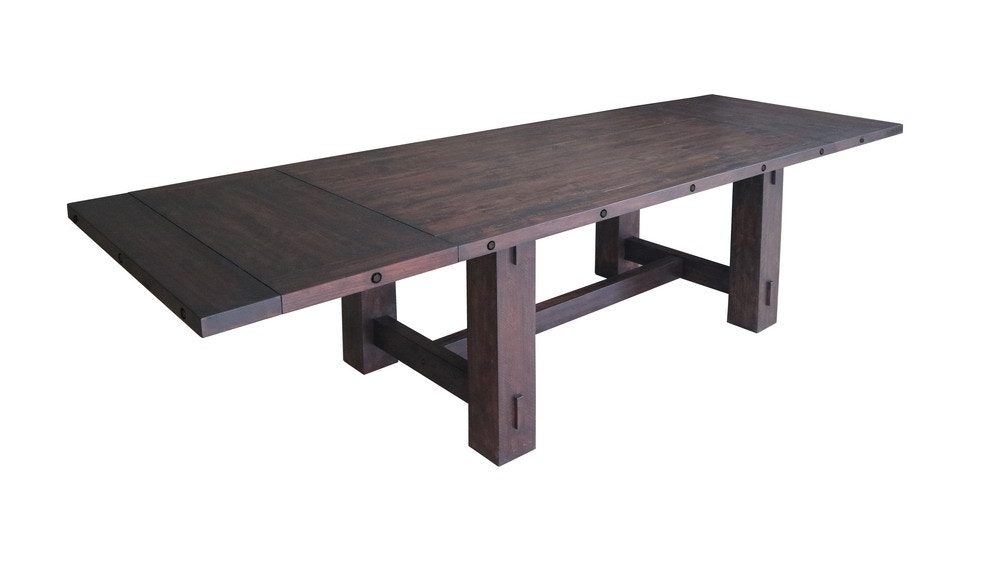 Coaster Casual Dining Calandra 121-inch Extension Leaf Dining Table Vintage Java 192951 - Rider