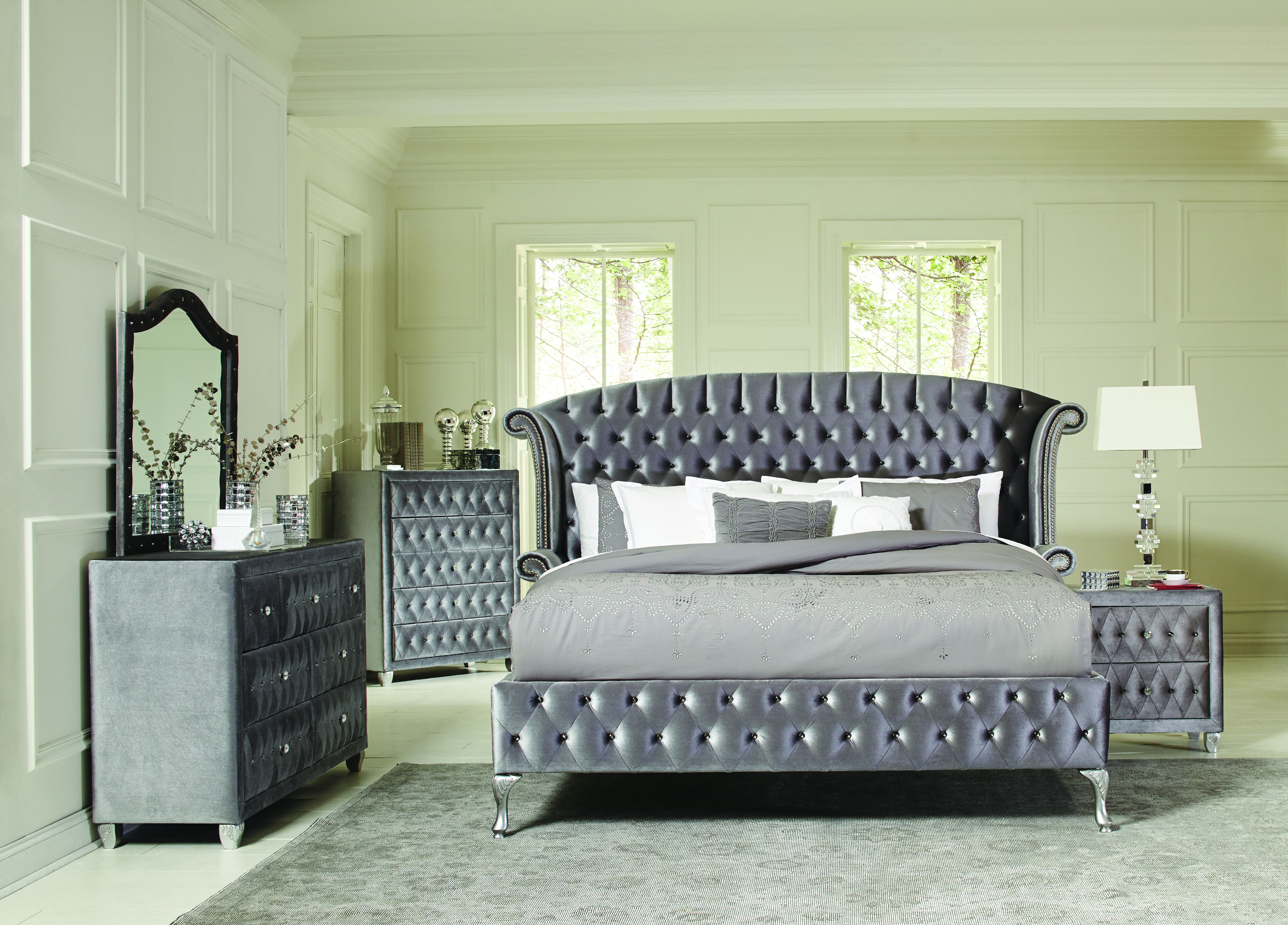 Deanna upholstered platform bed store
