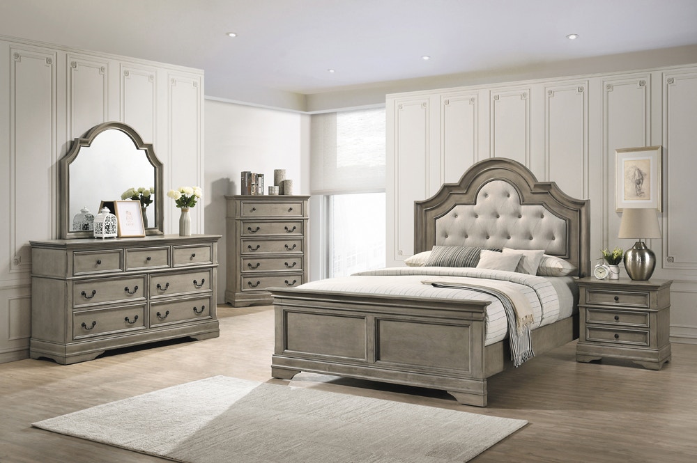 Wood cal king bed store