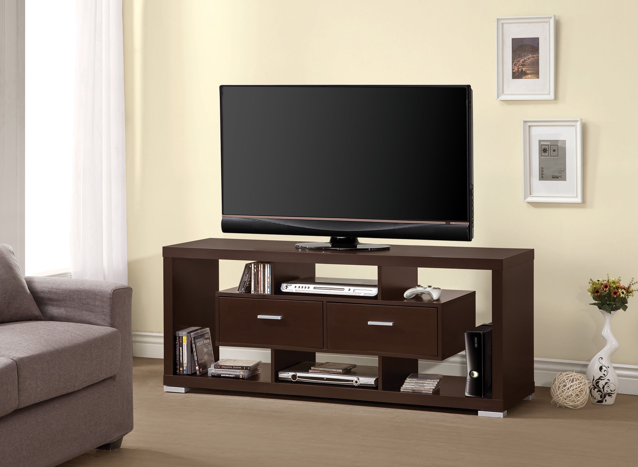 Coaster tv console store