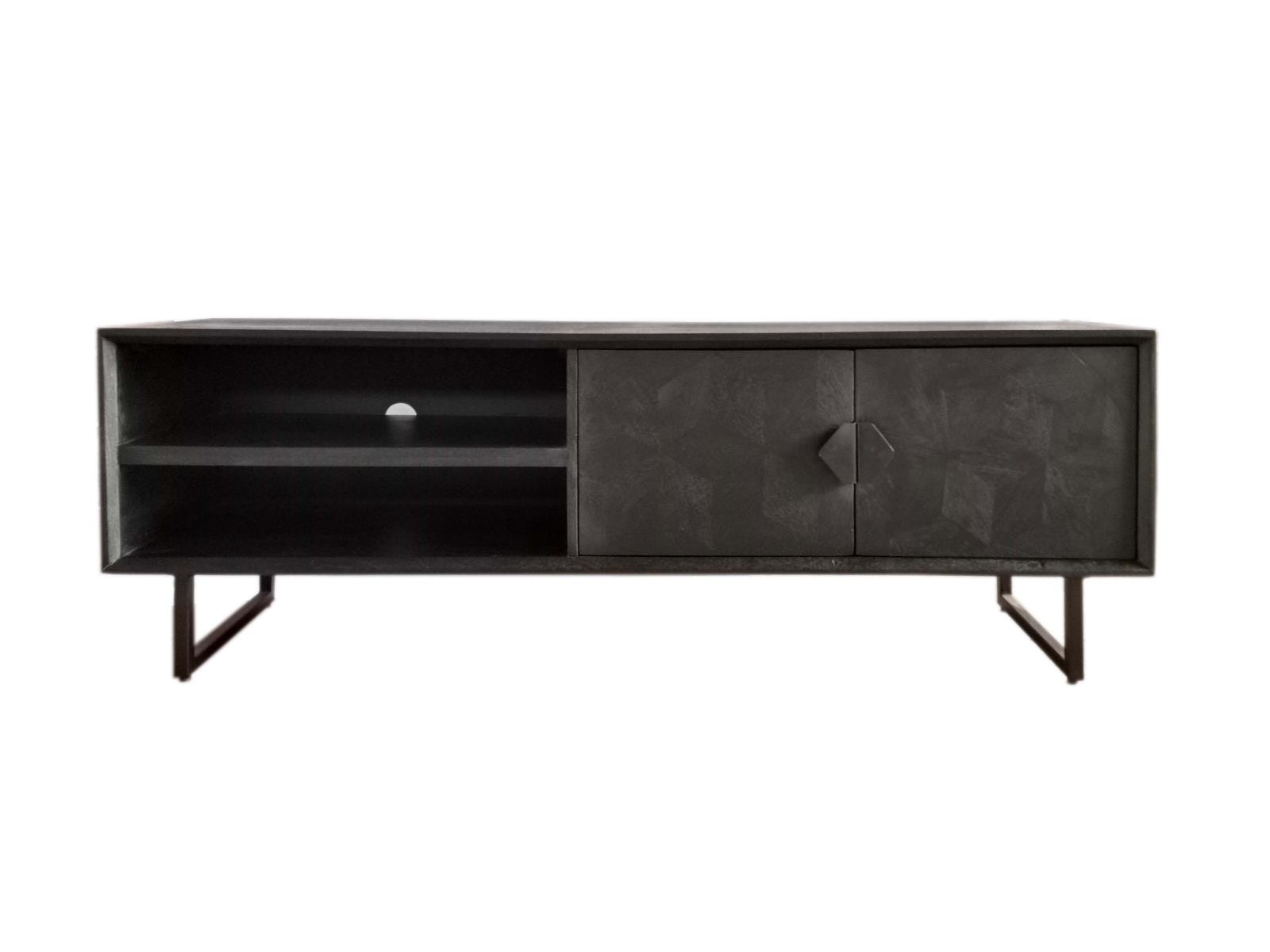 Coaster Home Entertainment Marsden 2-door Wood 70" TV Stand Charcoal ...