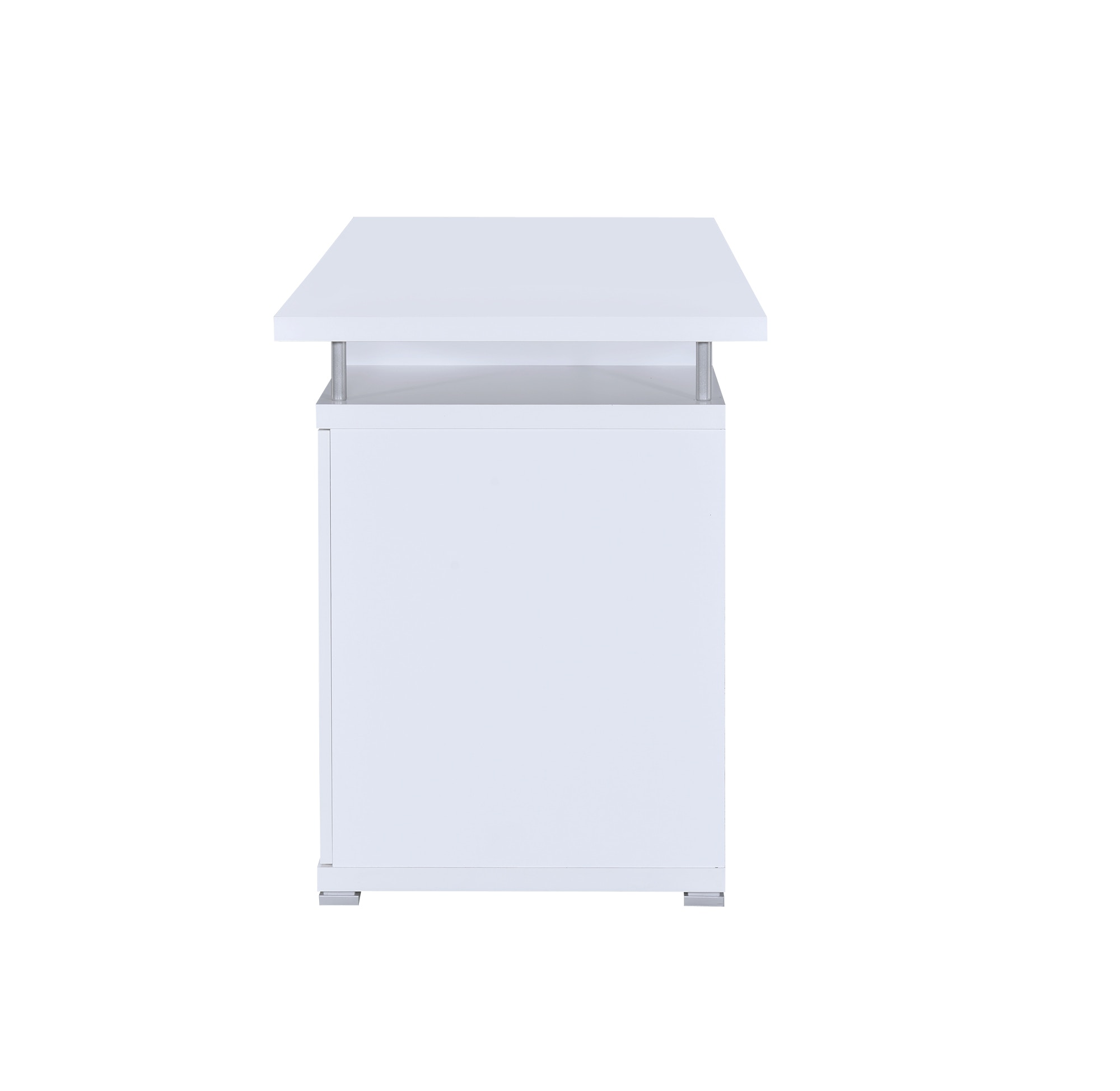 Tracy 55 inch 2 drawer Office Computer Desk White