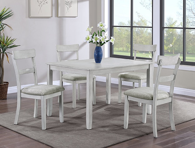 Crown Mark Casual Dining Henderson 5 Pack Dinette Set 2254DW-SET ...