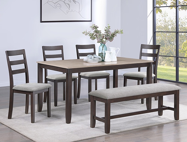 Crown Mark Casual Dining Branson 5 Pack Dinette Set 2255LB SET Butterworths of Petersburg
