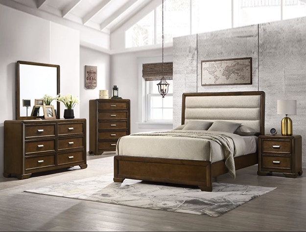 Crown Mark Bedroom Coffield Queen Headboard/Footboard B5530-Q-HBFB ...