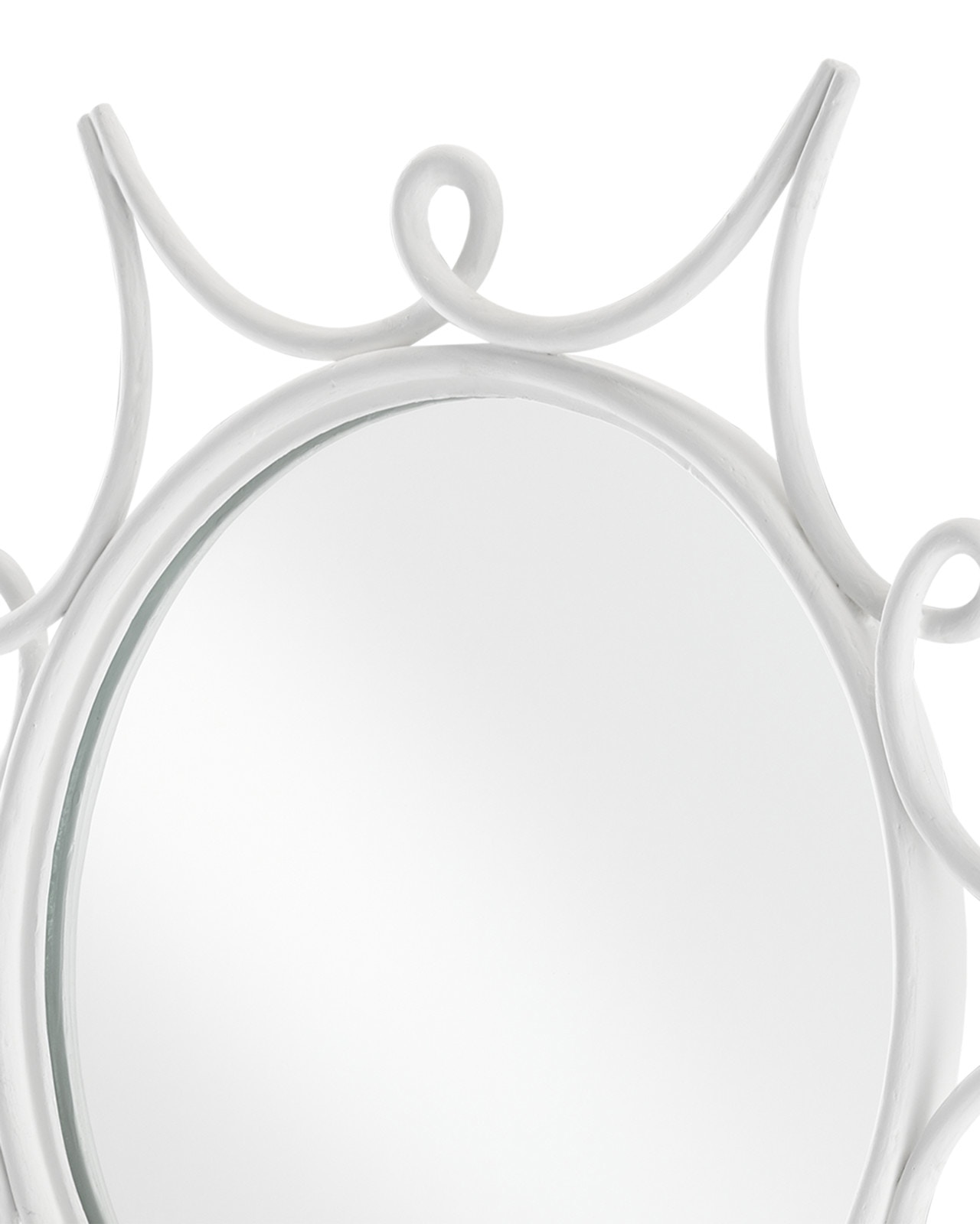 Currey and Company Mirrors Sabina Round Silver Mirror 1000-0096 - Woodbridge Interiors - AZ, CA, PA