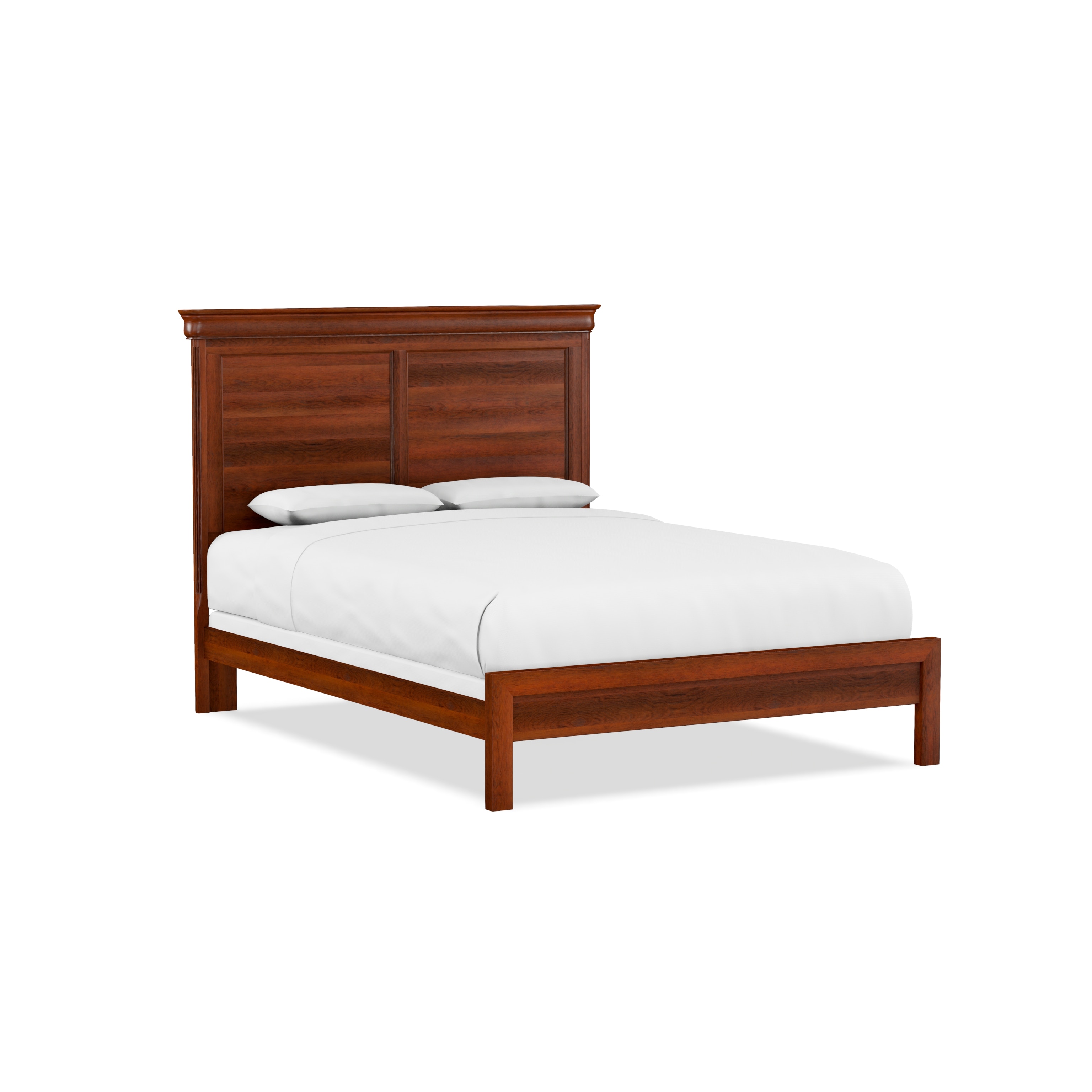 Durham Furniture Bedroom Queen Panel Bed with Low Footboard 975-134B ...