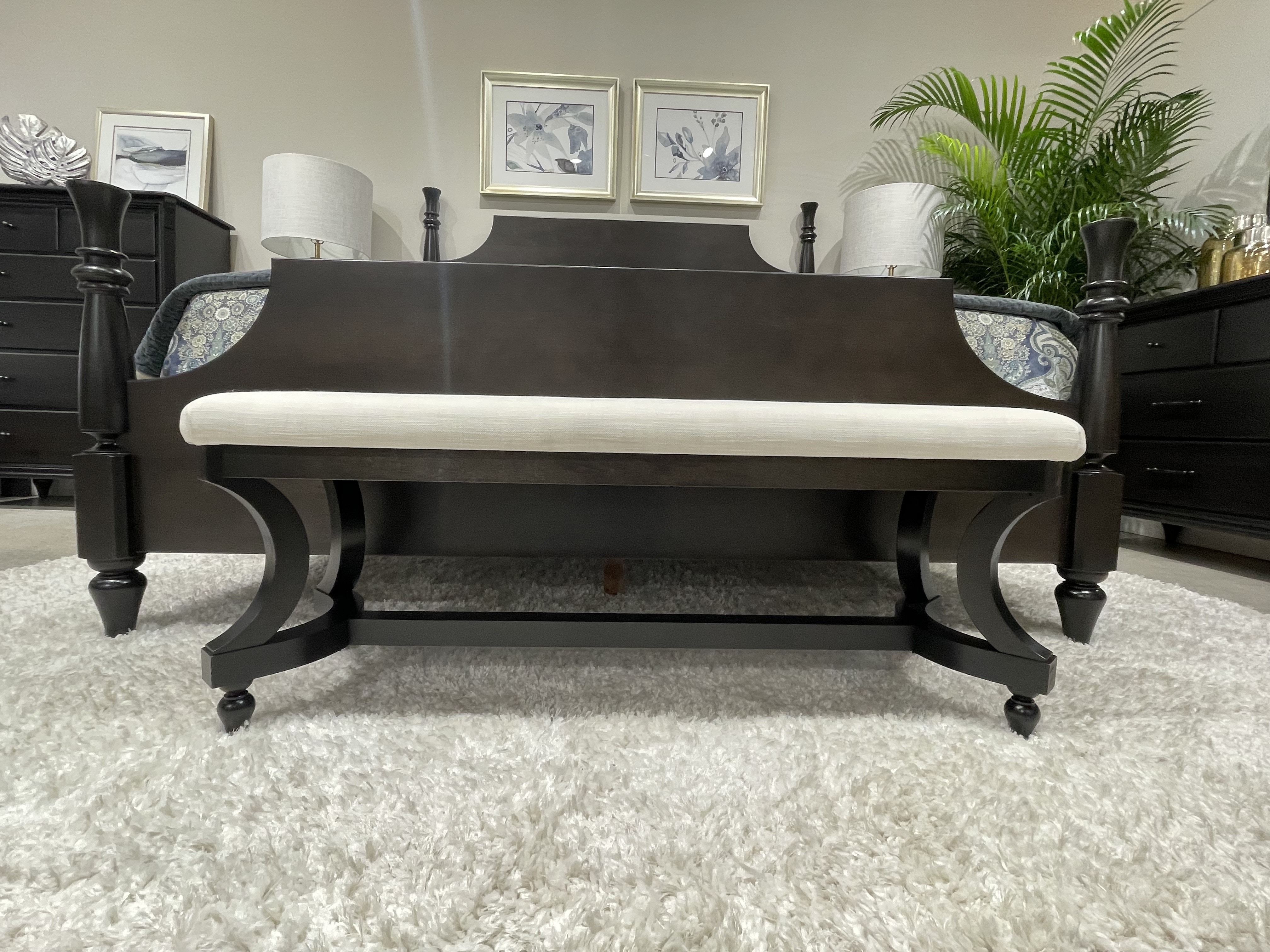 Durham Furniture Living Room Legacy Bed Bench 249-294 | Hickory ...