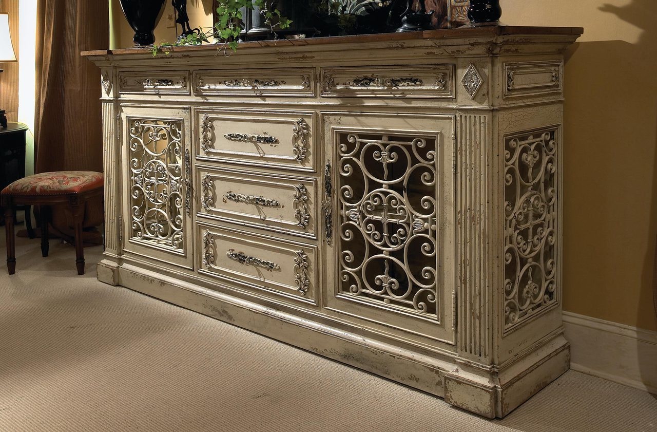 Habersham Plantation Corporation Living Room Monaco Sideboard Curio 23 1226 Gorman s Serving