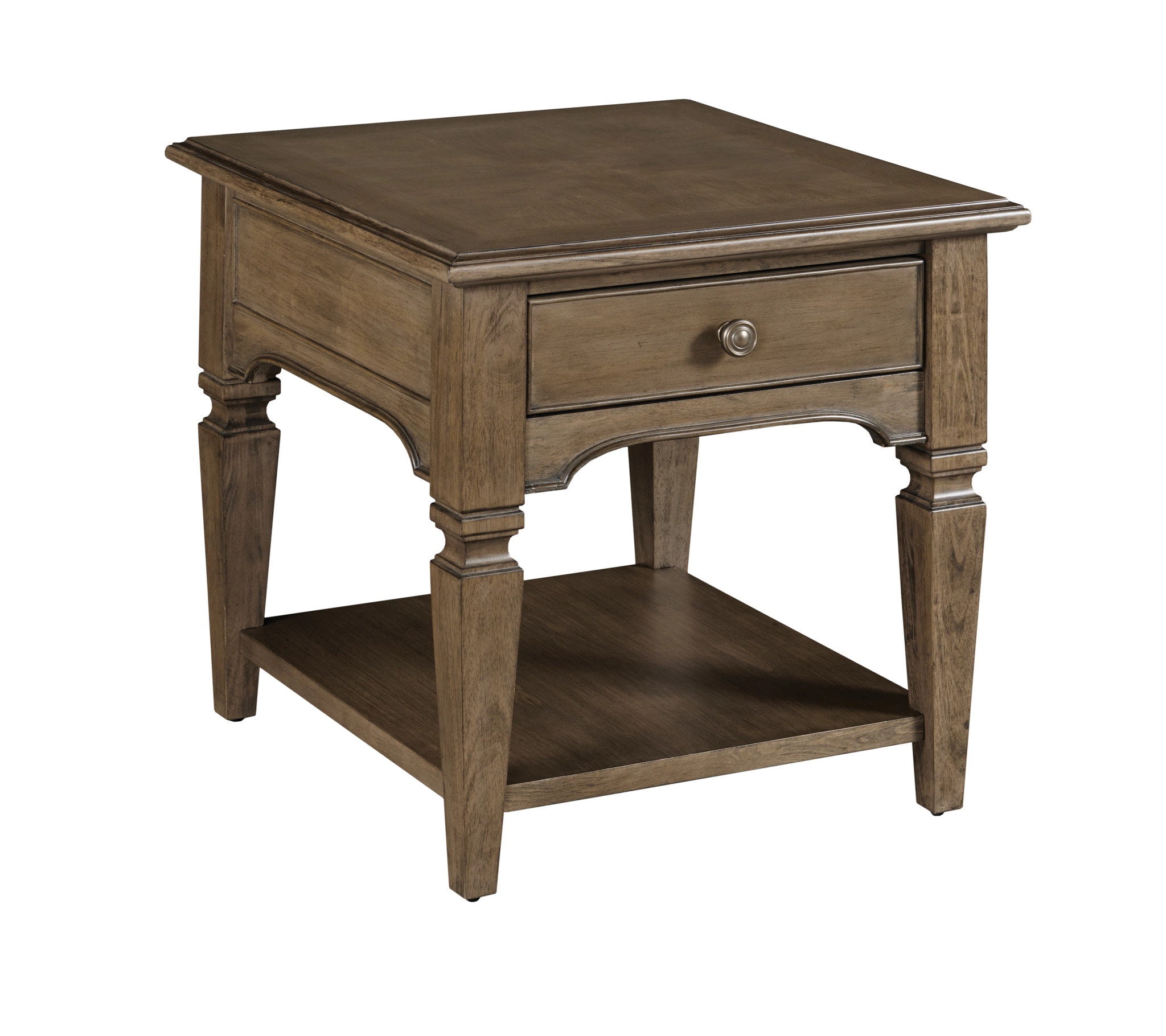 Hammary Living Room Rectangular Drawer End Table 373-915 - Lenoir ...