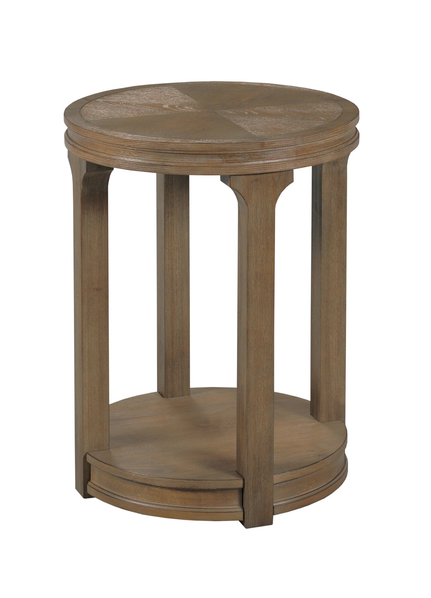 Hammary Living Room Round Chairside Table 371-918 | Hickory Furniture ...