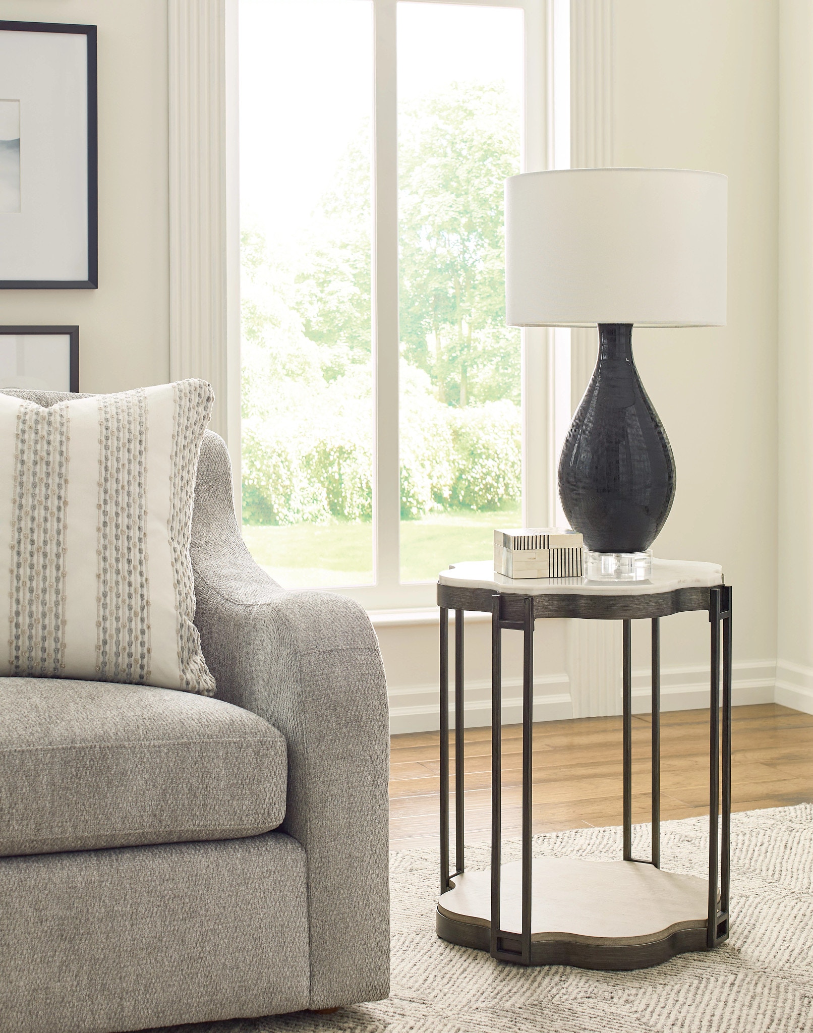 Hammary Living Room Quatrefoil Shaped End Table 090-1180 - David's ...