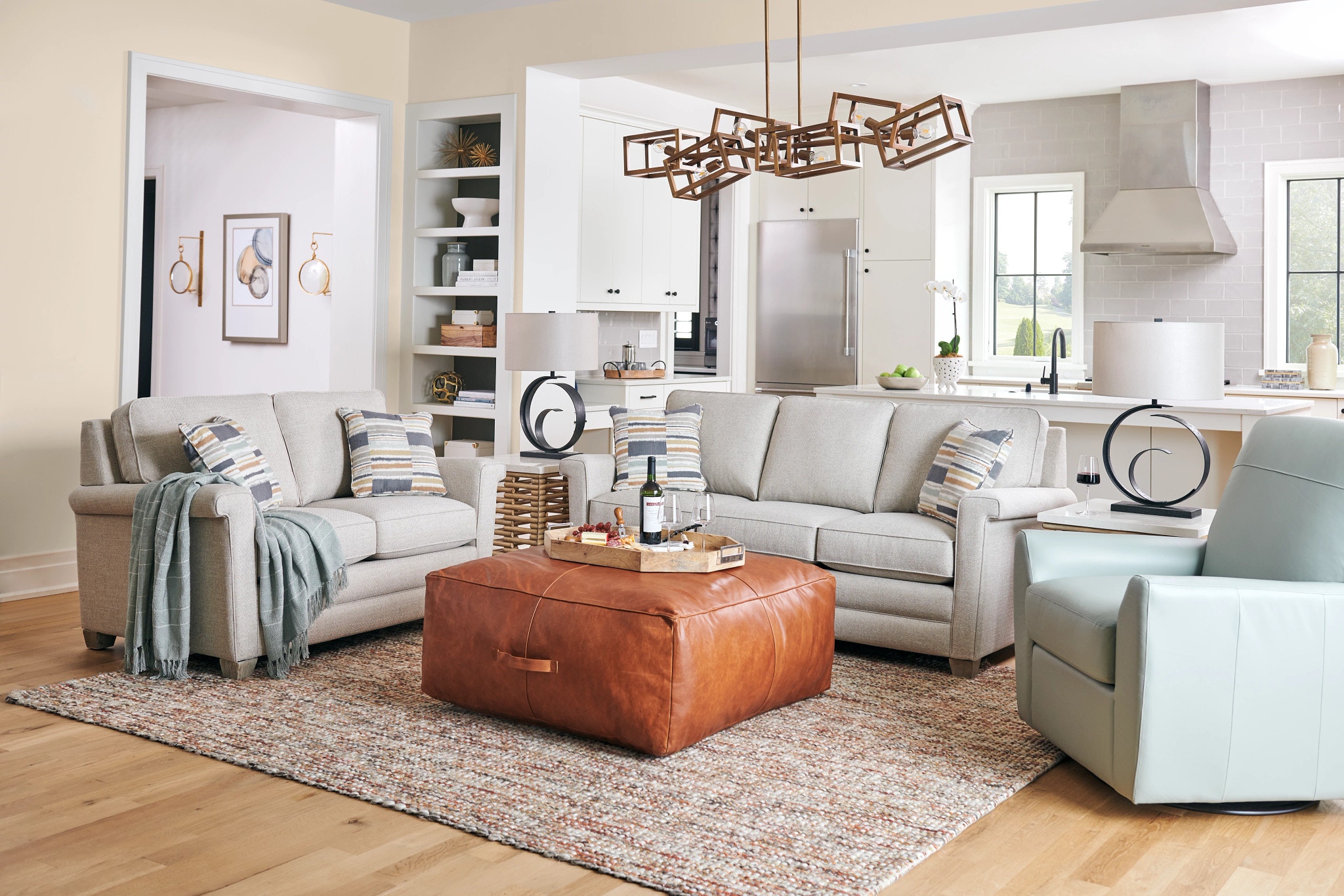 Bazaar Large Square Pouf