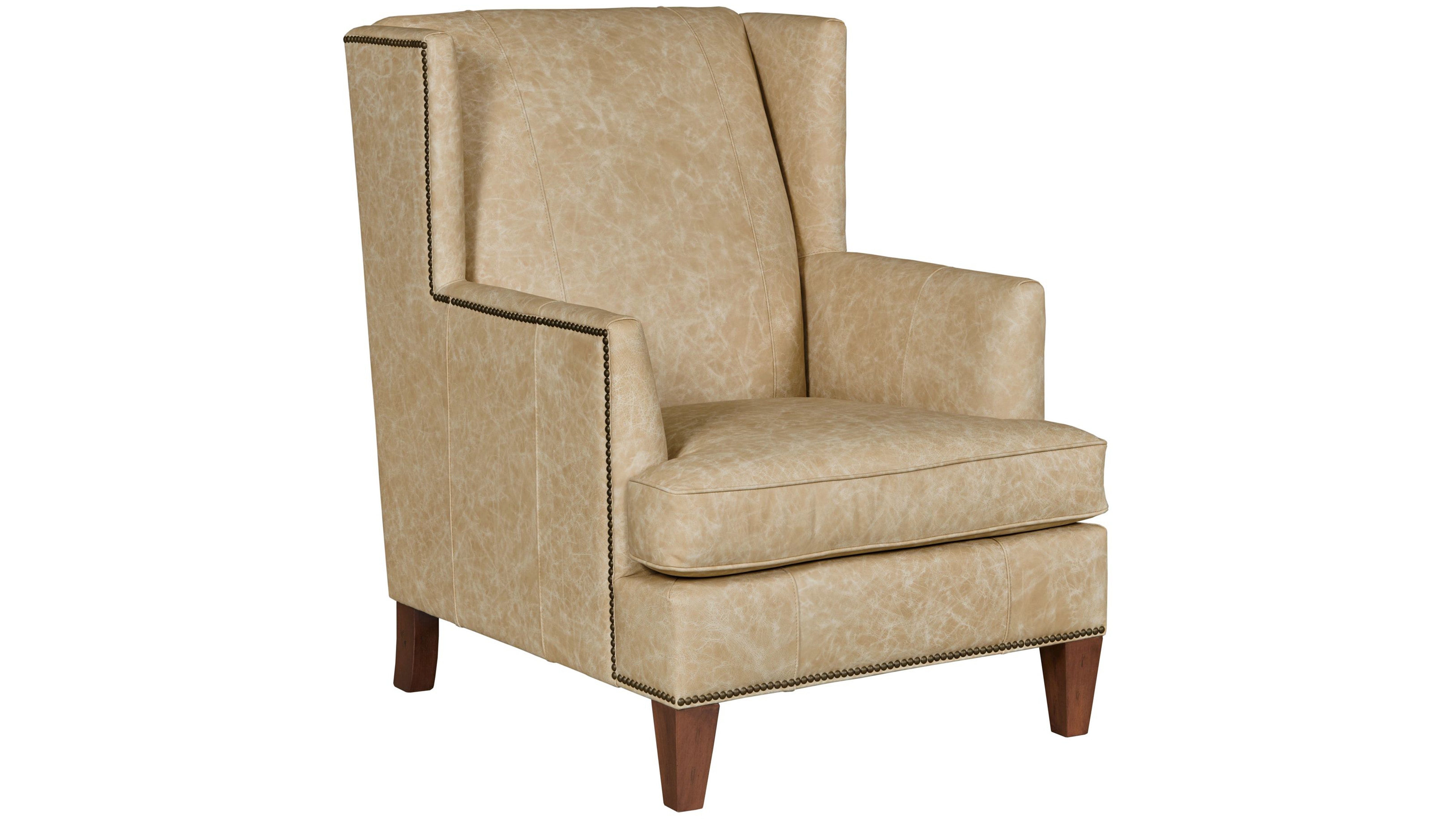 Kincaid Furniture Living Room Chapman Leather Chair 057-00L - Indian ...