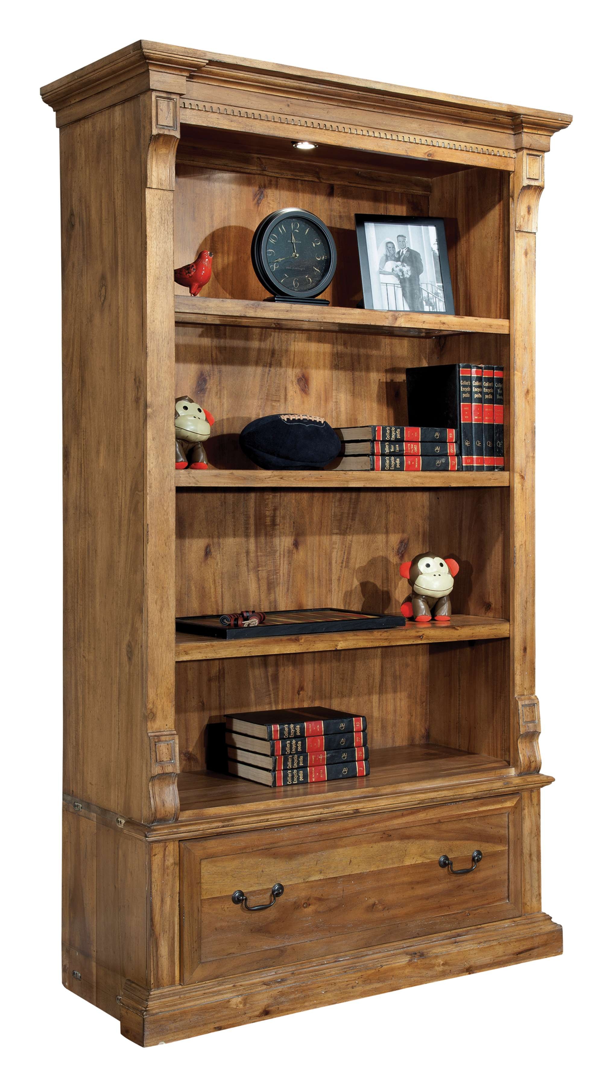 Hekman | Home Office | Wellington Hall Office Executive Center Bookcase ...