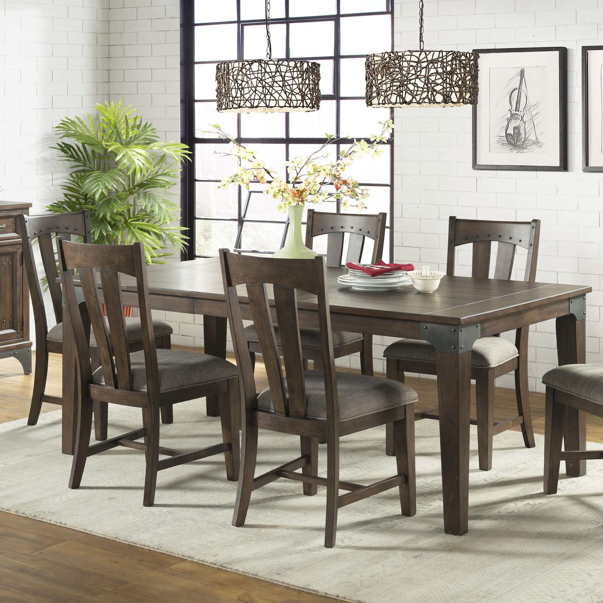 Intercon Casual Dining Whiskey River Slat Chair WY-CH-925W-GPG-RTA ...