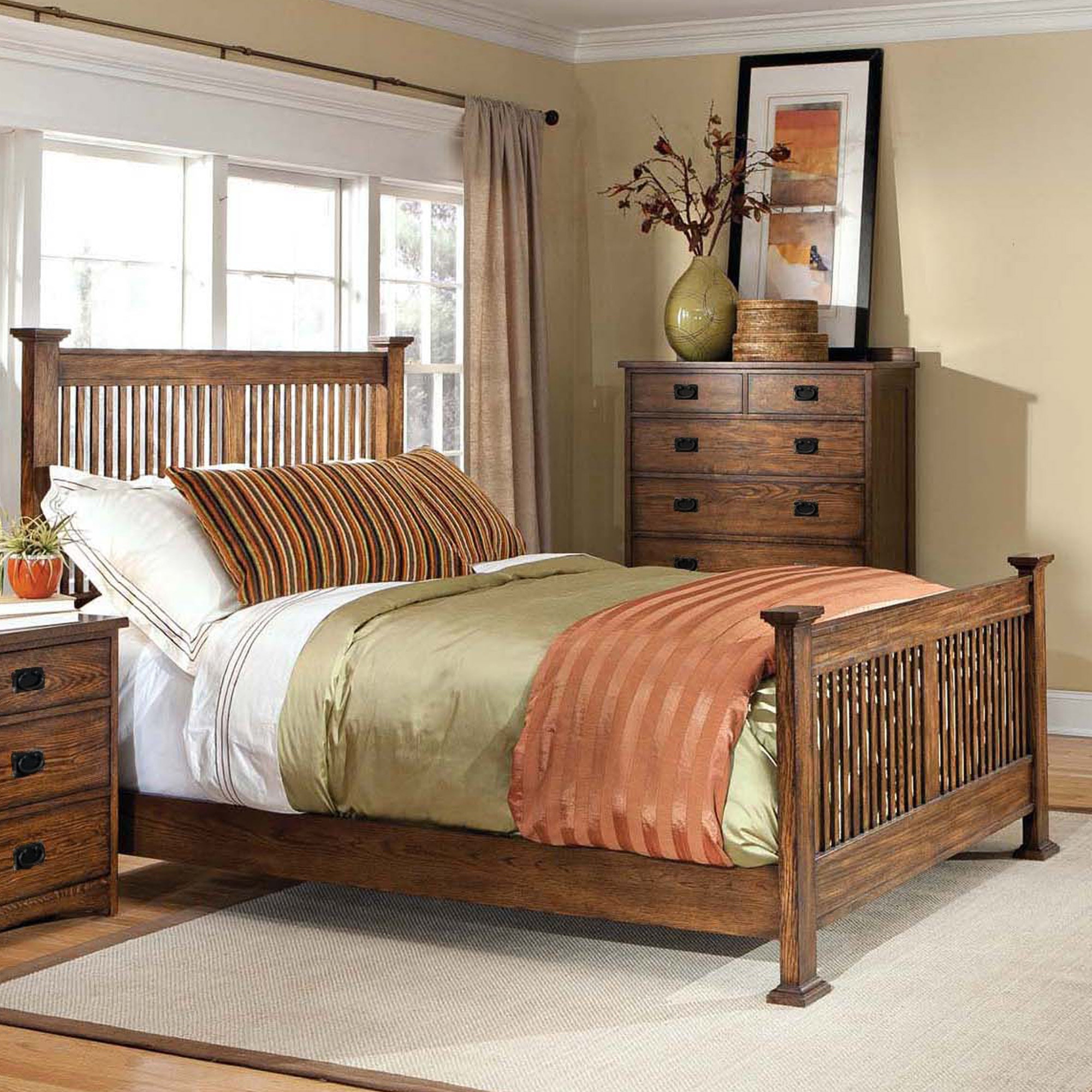 Intercon Bedroom Oak Park Nightstand OP-BR-5803-MIS-C - Carol House ...