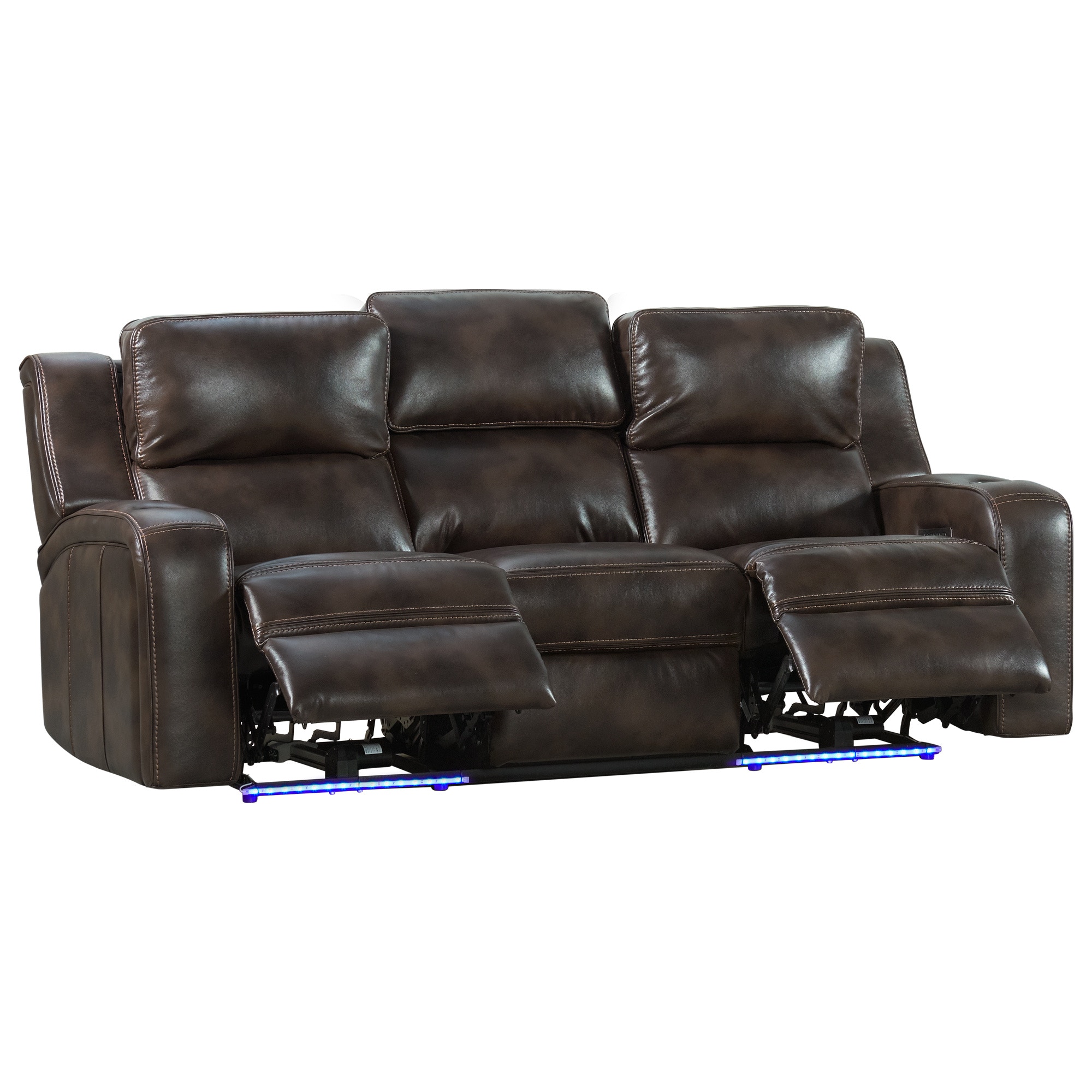 Intercon SE-SF-387DPR-COF-C Living Room Silhouette Dual-Power Sofa