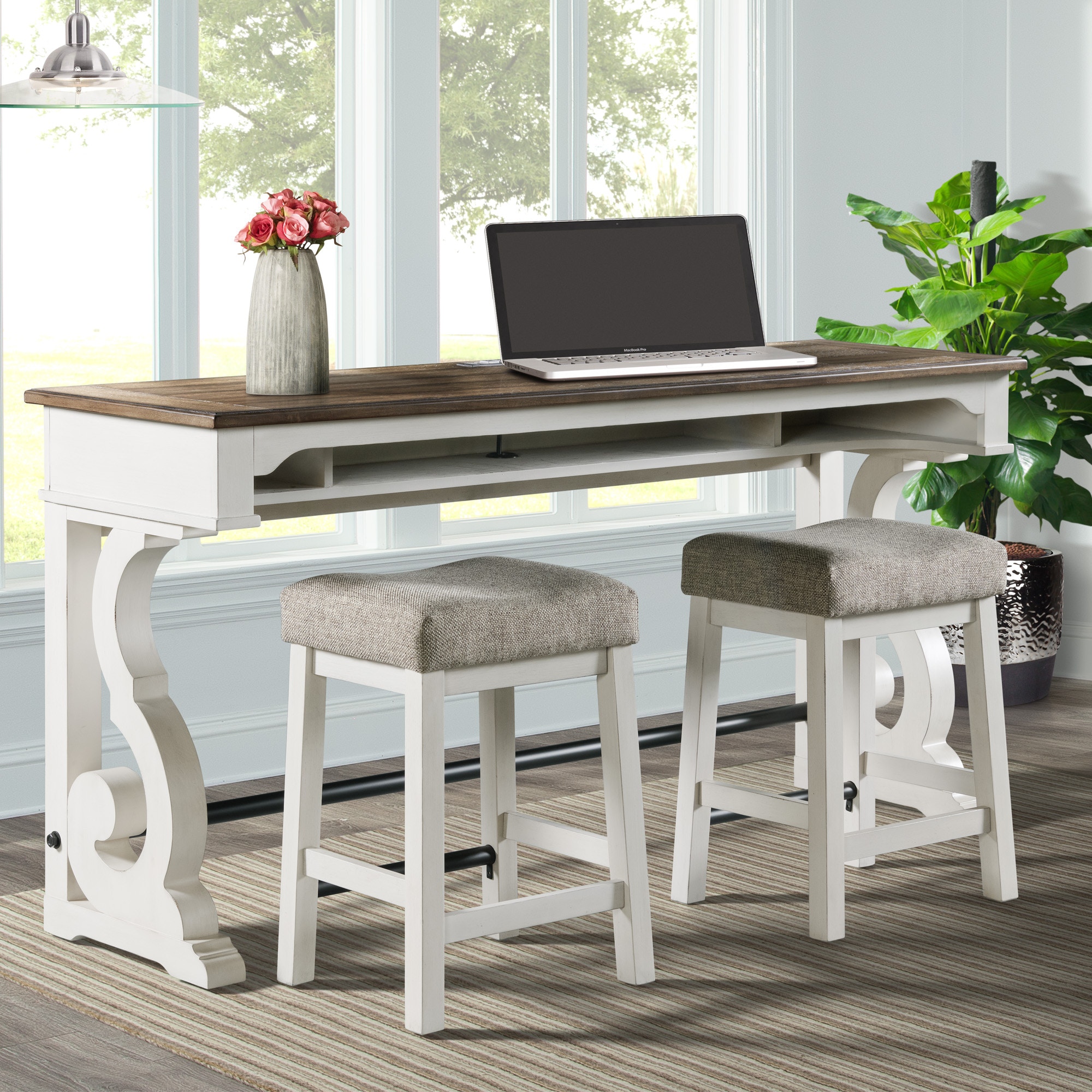 Intercon Casual Dining Drake Sofa Bar Table DK-TA-7622-RFO-C - Carol ...