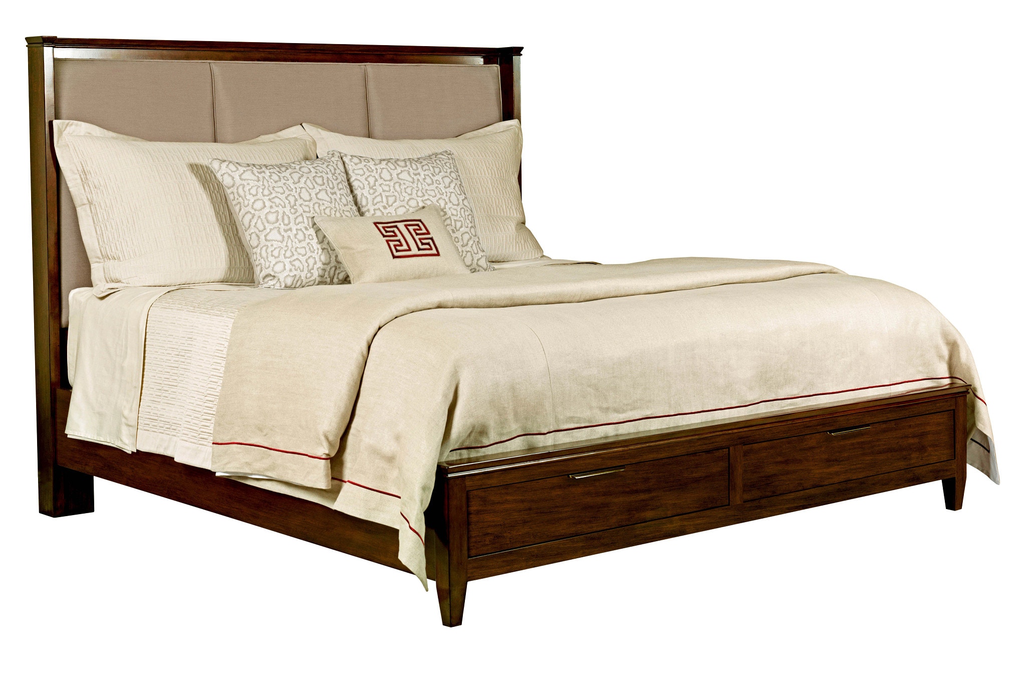 Kincaid Furniture Bedroom Spectrum Queen Storage Bed - Complete 77 ...