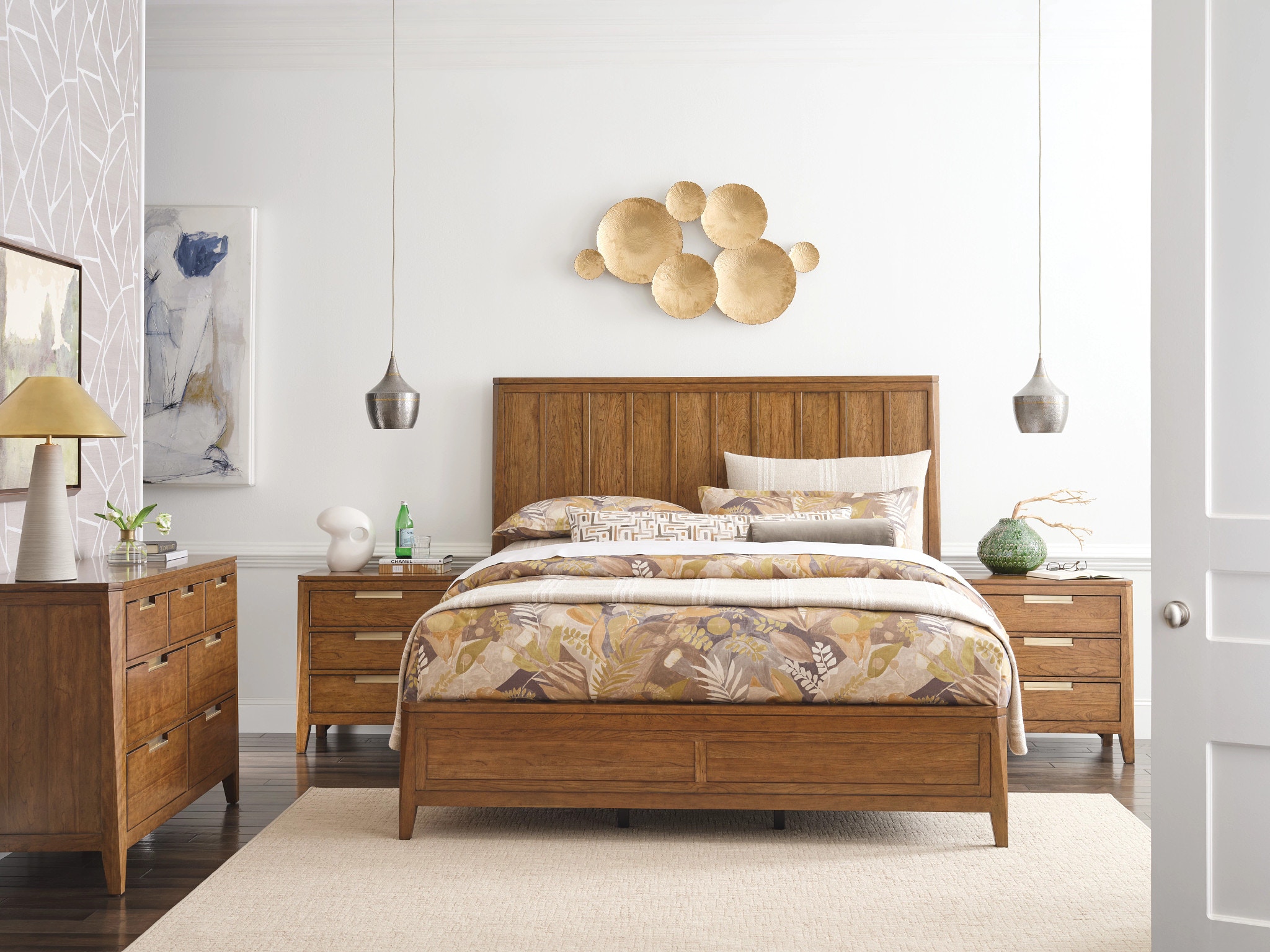California king panel bed store