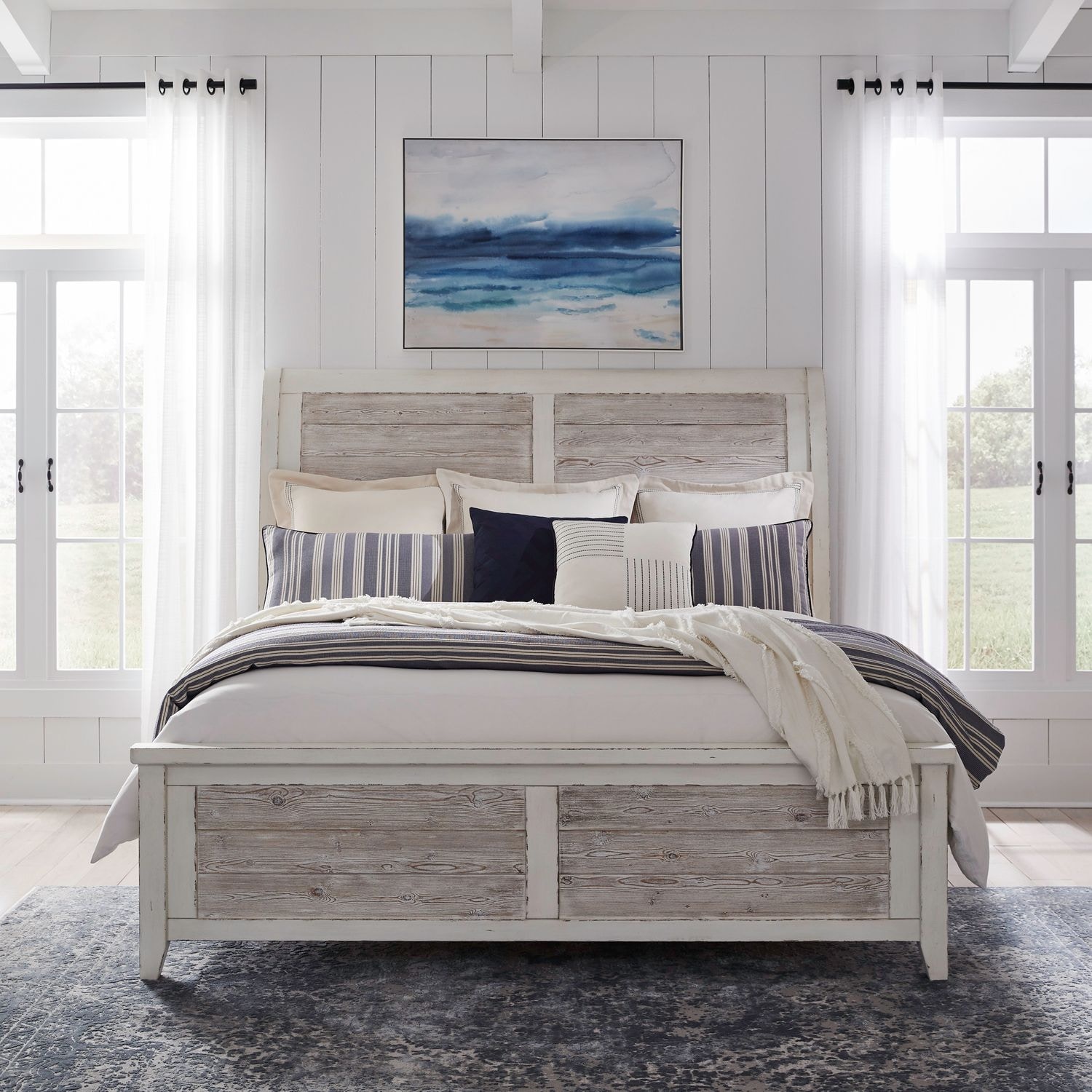 Liberty Furniture Bedroom Queen Sleigh Bed 142-BR-QSL - Haynes Brothers ...