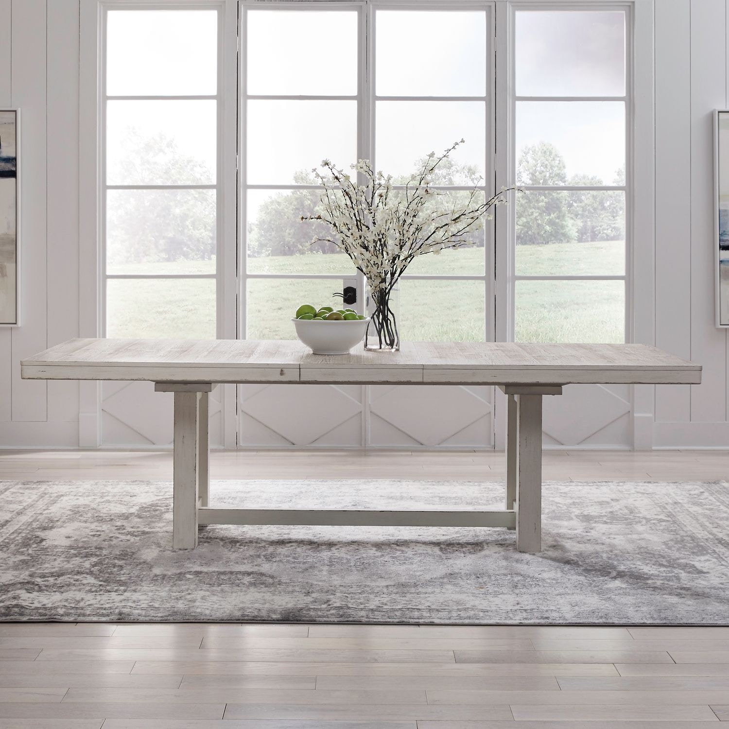 Stacy Furniture | Casual Dining | Liberty Furniture | Trestle Table Set ...