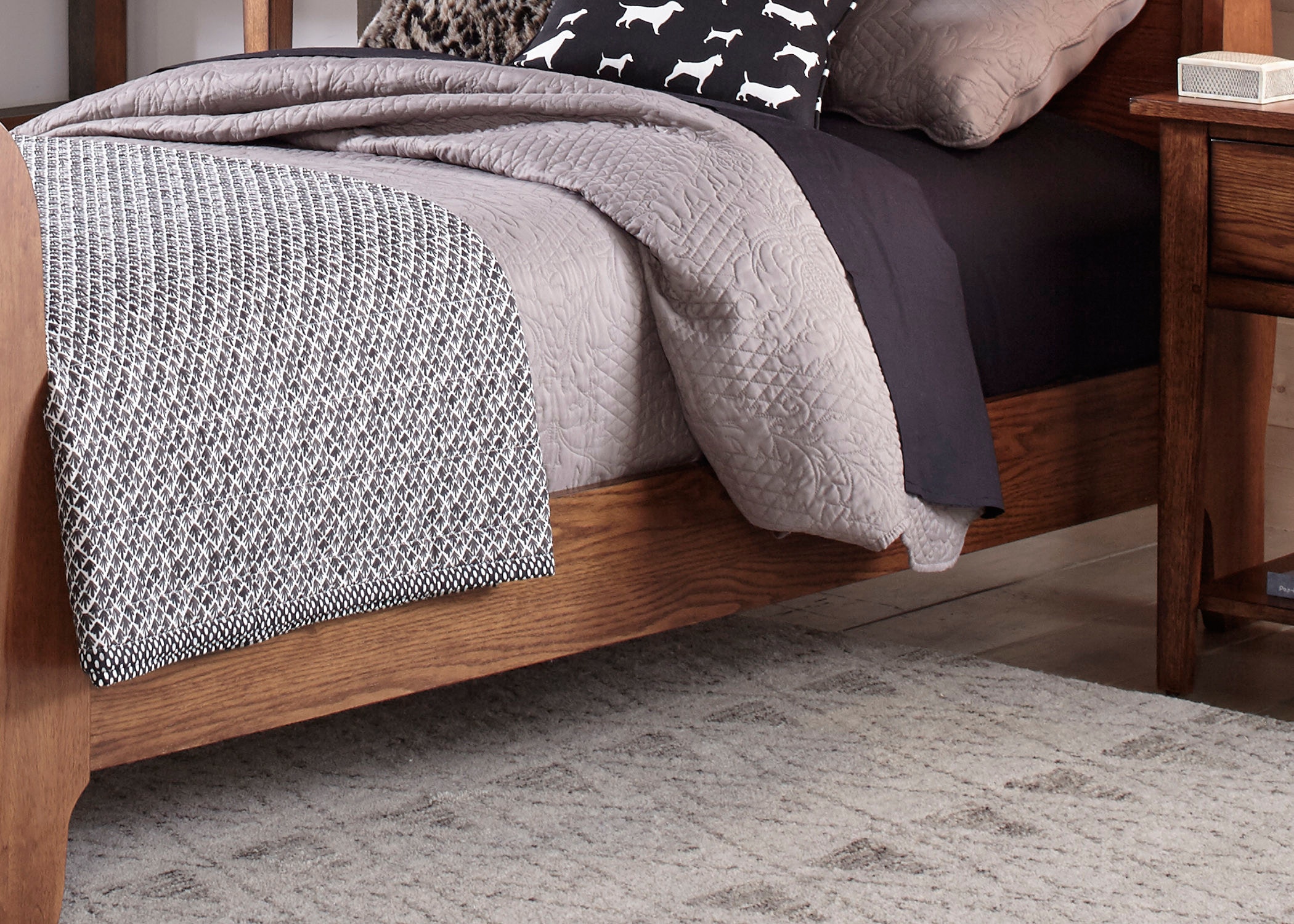 Liberty Furniture Grandpas Cabin Full Sleigh Rails and Slats 175-BR12R ...