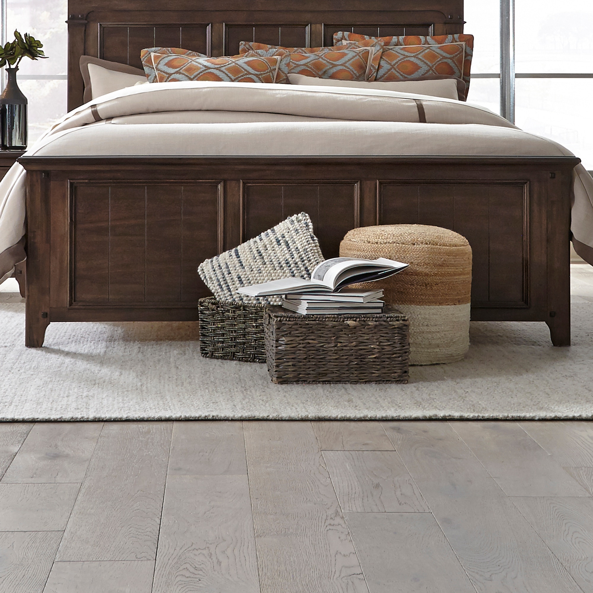 Liberty Furniture Saddlebrook Queen Panel Footboard 184-BR14 - Portland ...