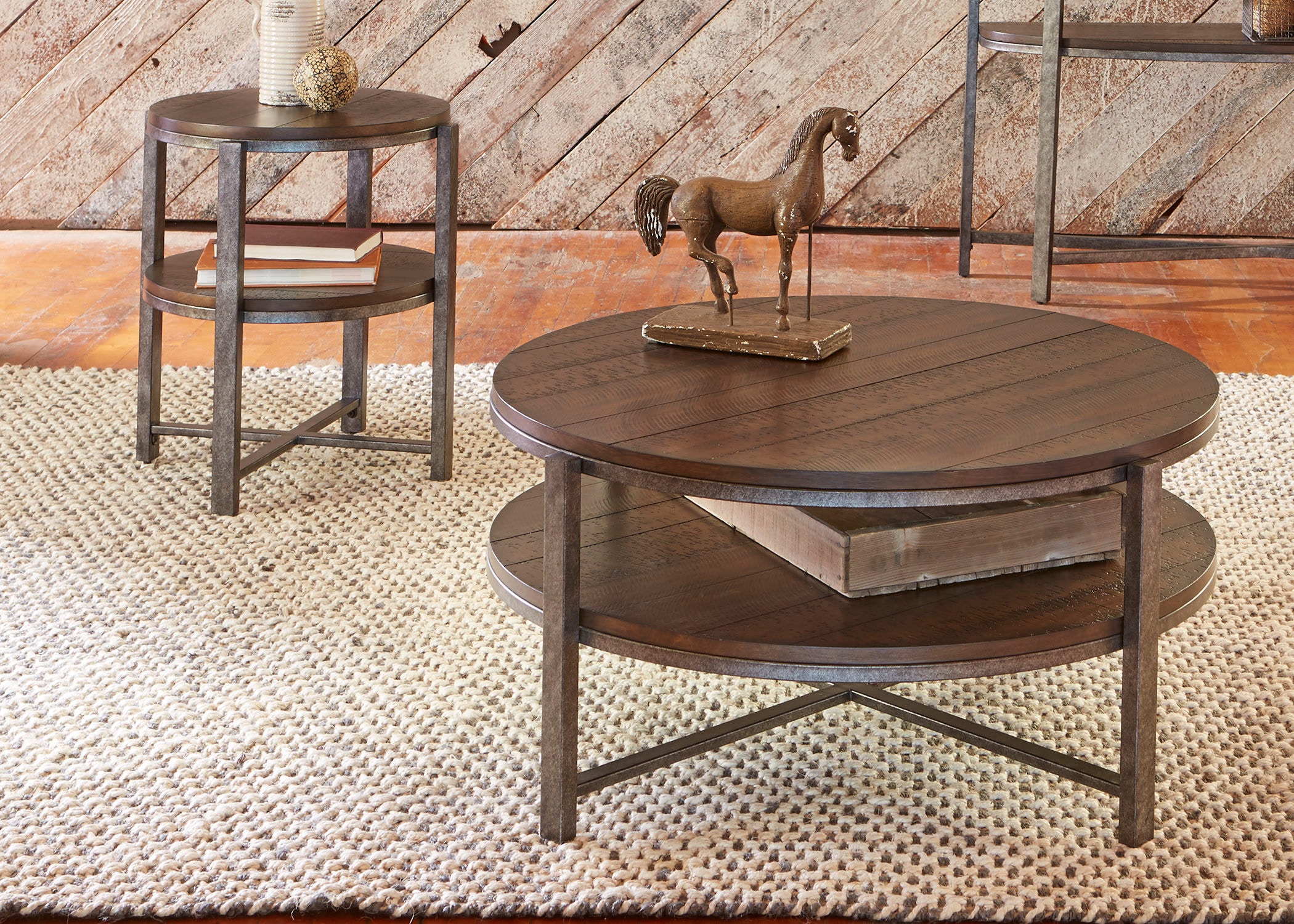 3 Piece Set 1 Cocktail 2 End Tables